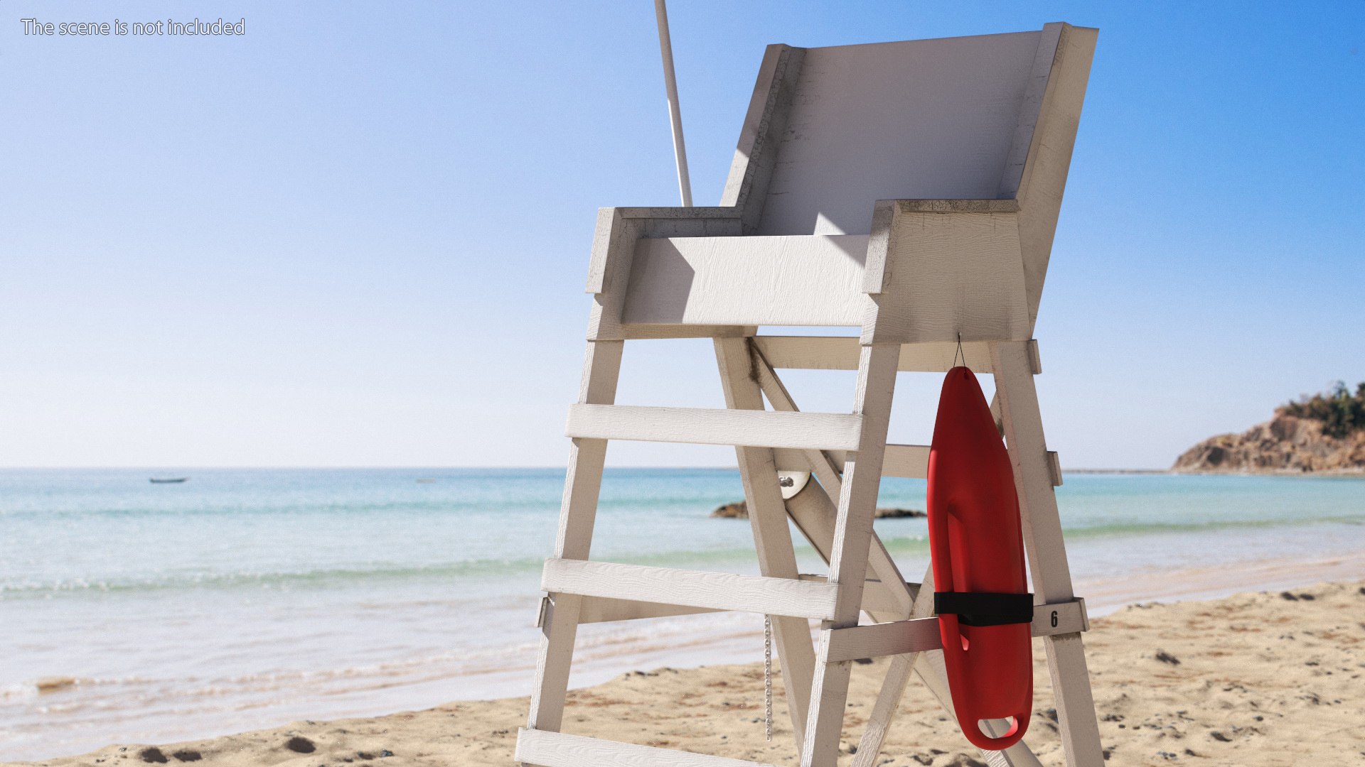 3D Lifeguard Chair Model - TurboSquid 2116270