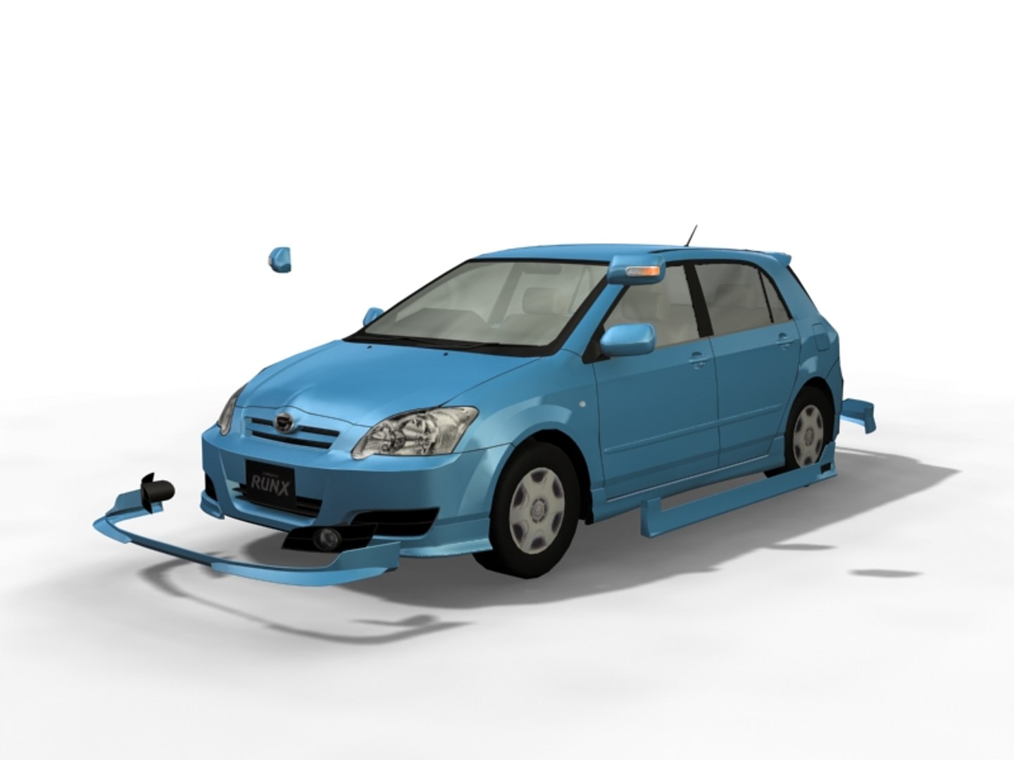 3d Toyota Runx