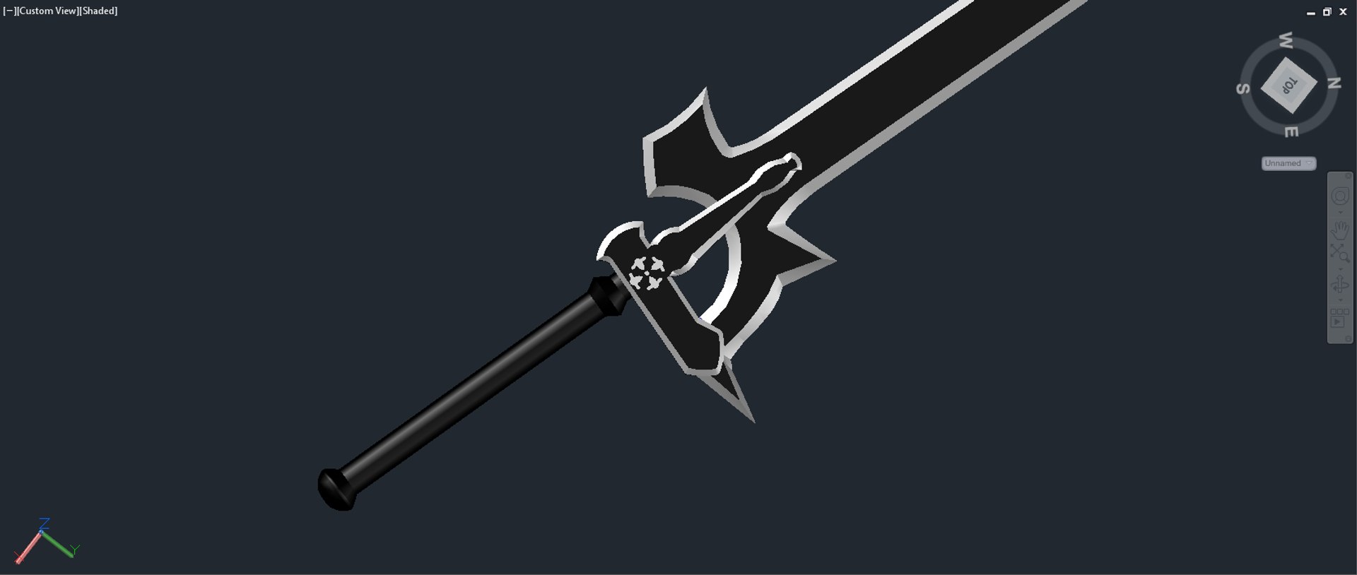 3d Model Elucidator Sword