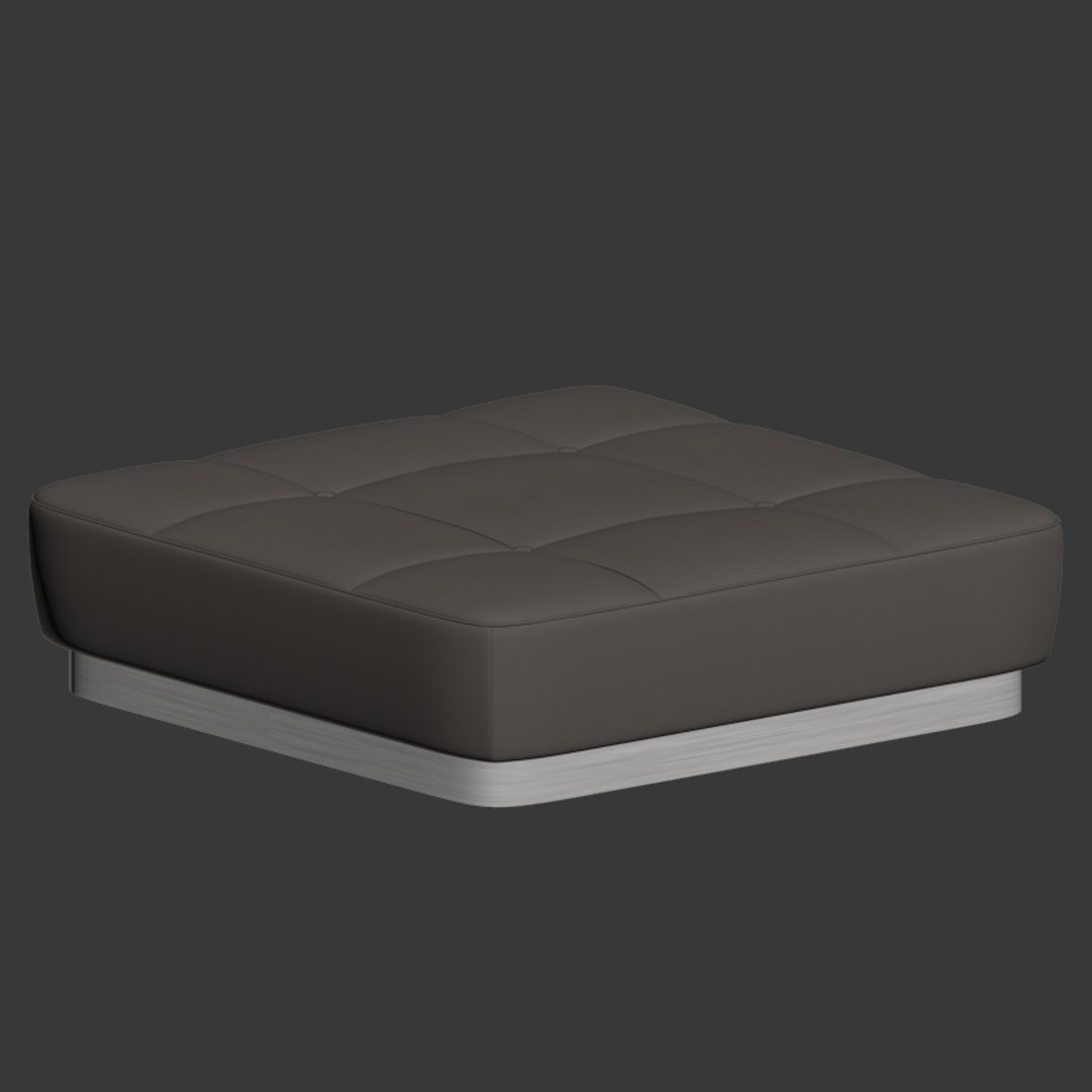 Minotti Jacques Pouf Set 3D Model - TurboSquid 1491817