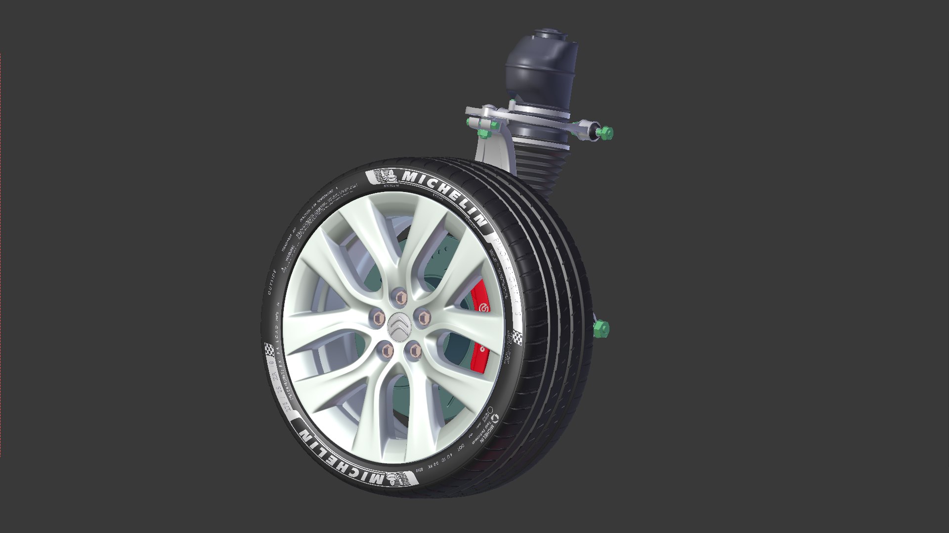 Wheel Parts 3D Model - TurboSquid 1164196