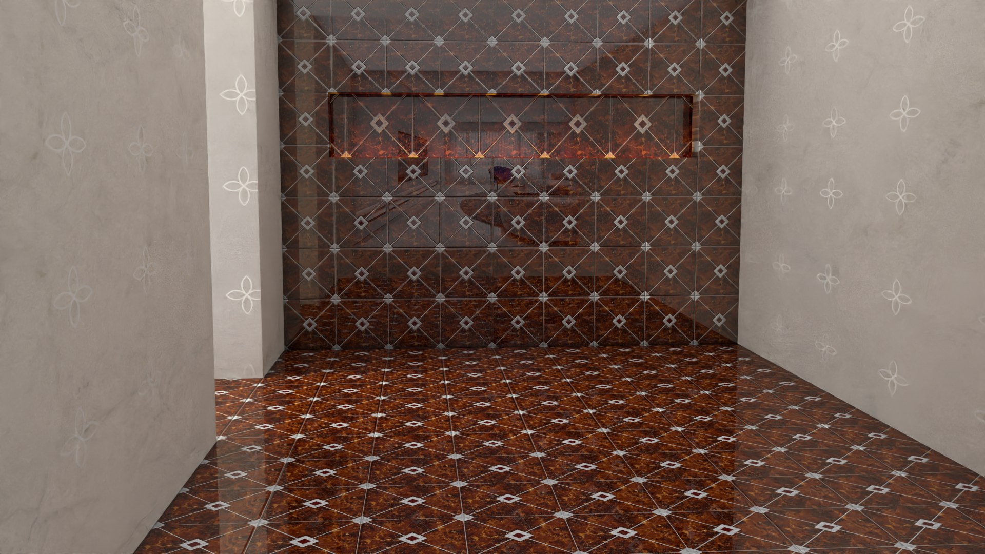 3D Texture PBR 8K Floor Tiles C4D Physical Render 0001 Model ...