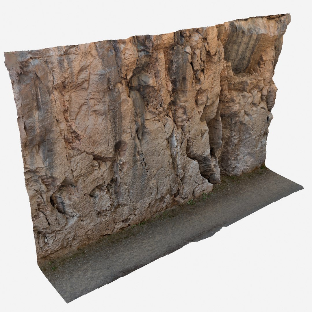 3D Scan Rock Wall - TurboSquid 1525102