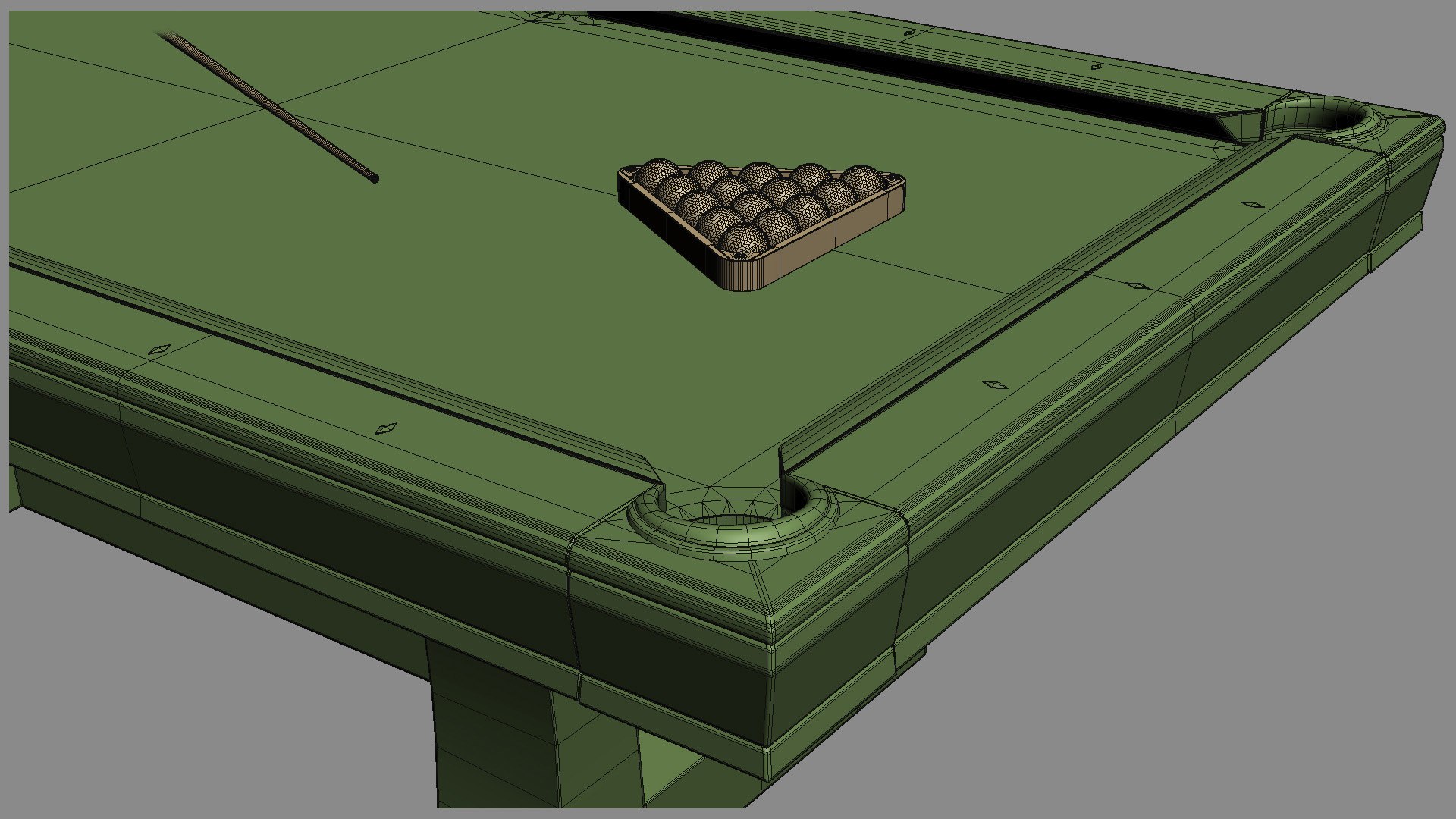 3D Pool Table 8ft Modern Style California House City Model - TurboSquid ...