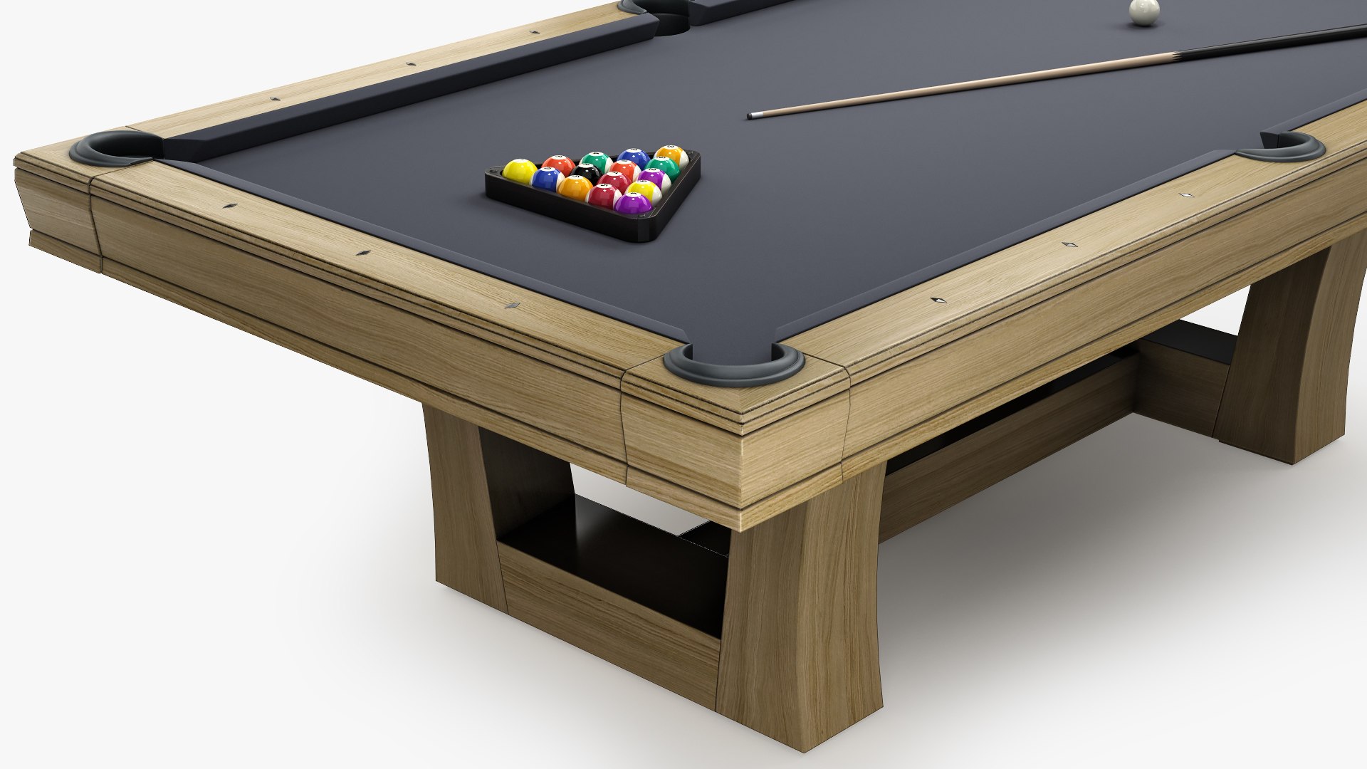 3D Pool Table 8ft Modern Style California House City Model - TurboSquid ...