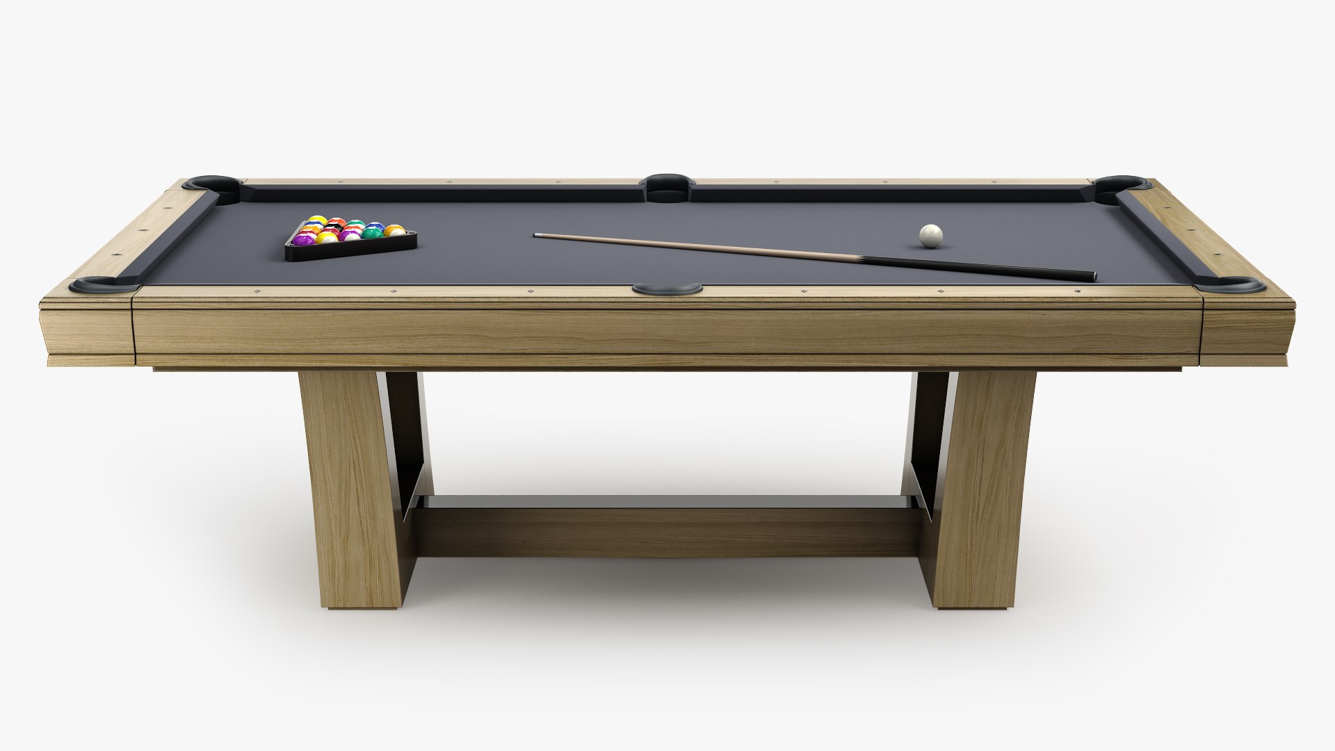 3D Pool Table 8ft Modern Style California House City Model - TurboSquid ...