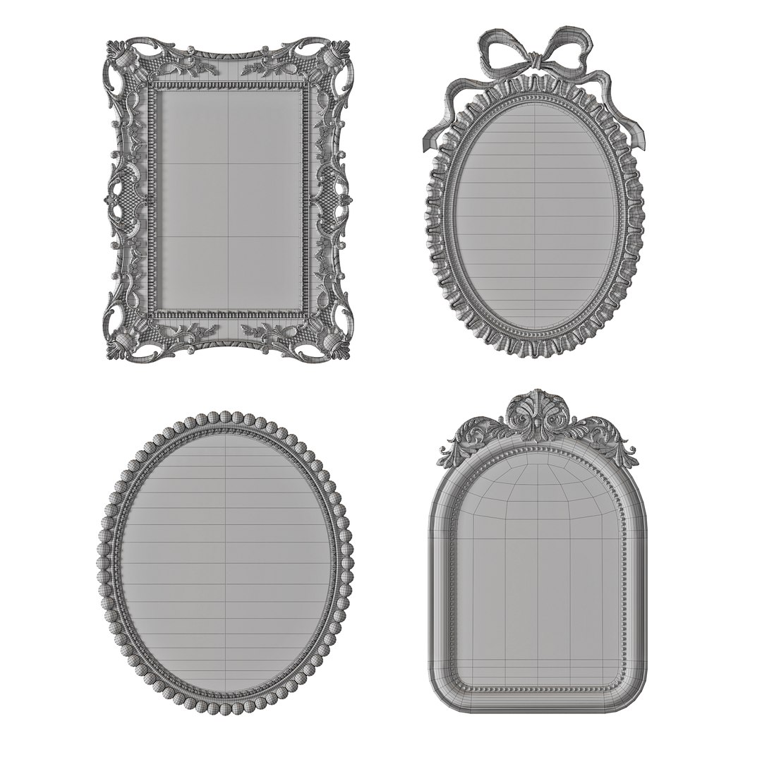 3D Model Classic Picture Frames Collection - TurboSquid 2509420