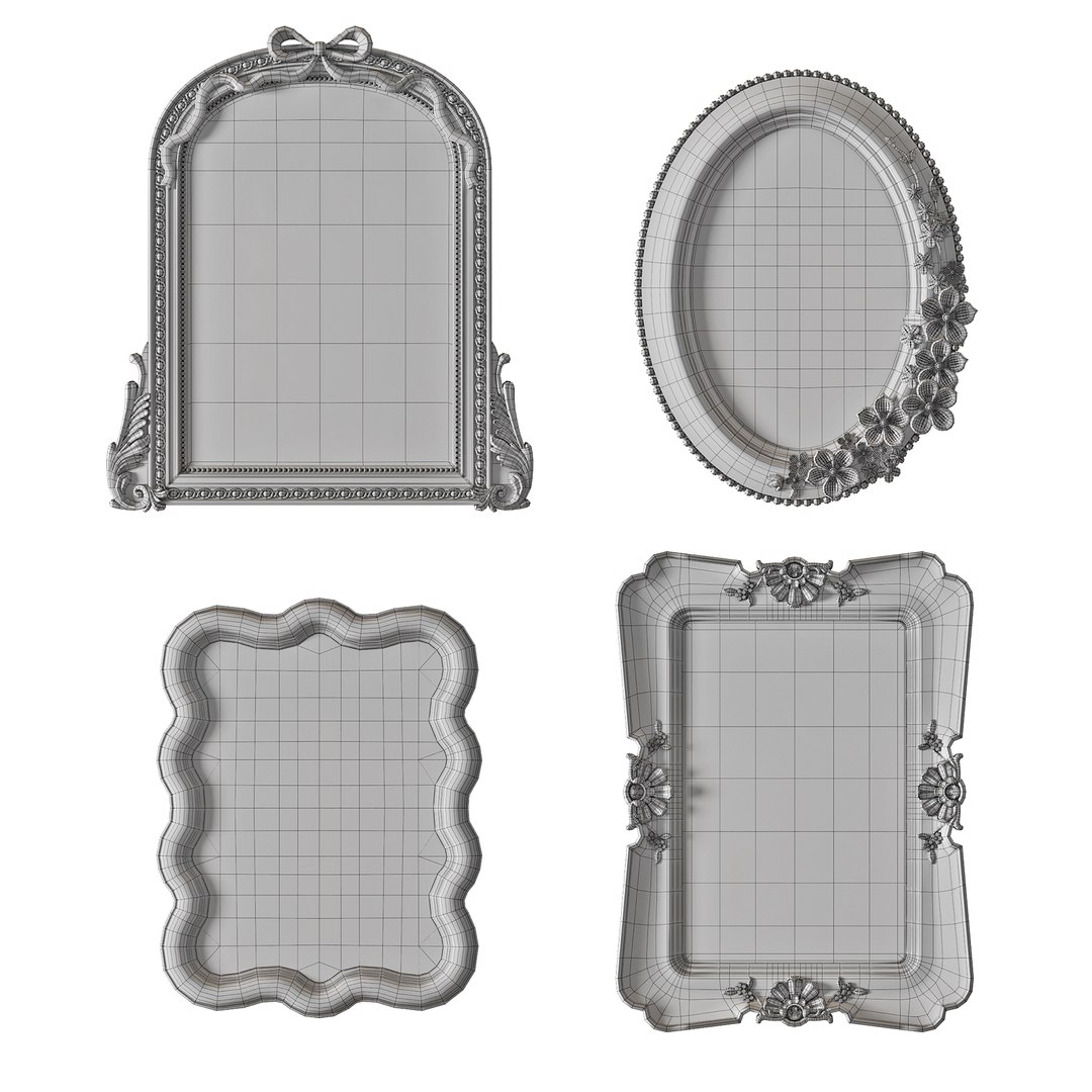 3D Model Classic Picture Frames Collection - TurboSquid 2509420