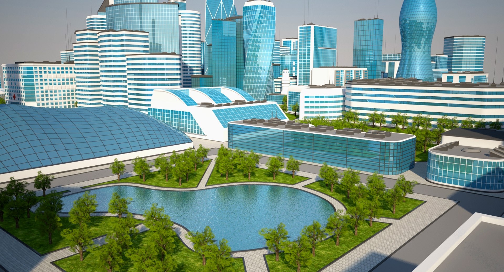 3D Mega City 2 Model - TurboSquid 1207533