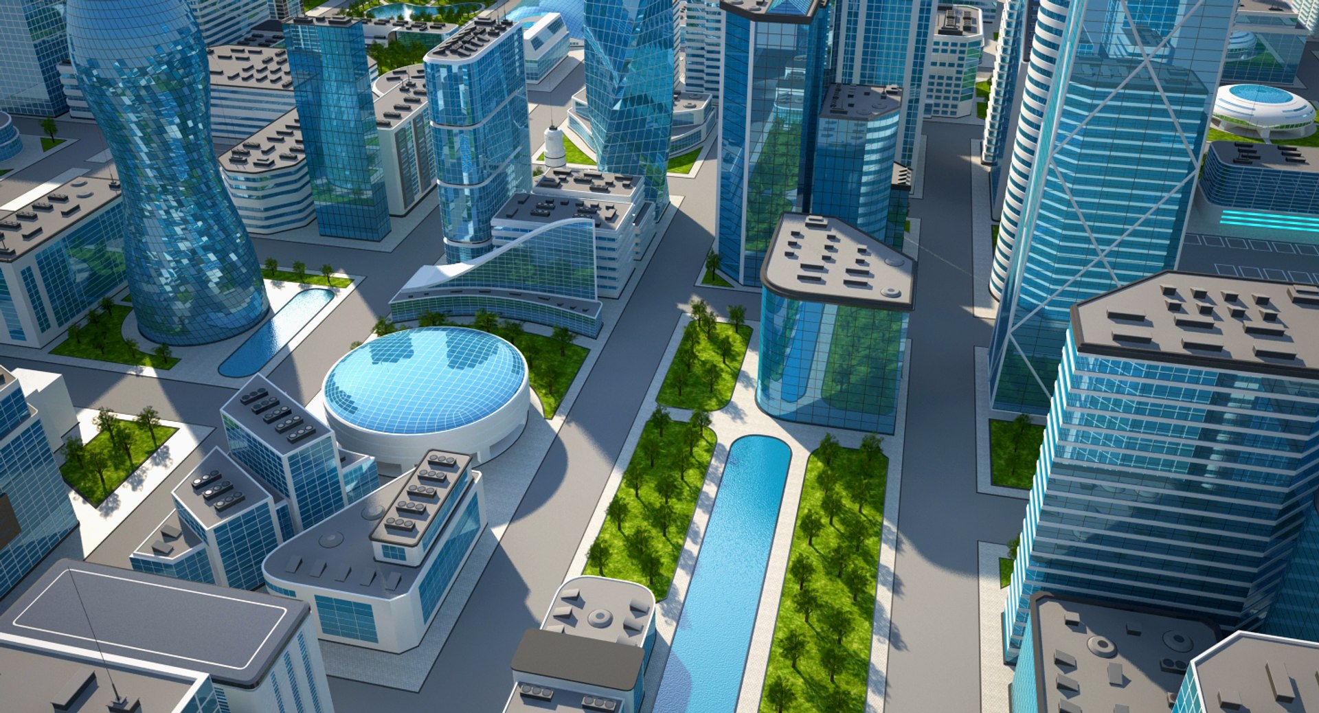 3D Mega City 2 Model - TurboSquid 1207533