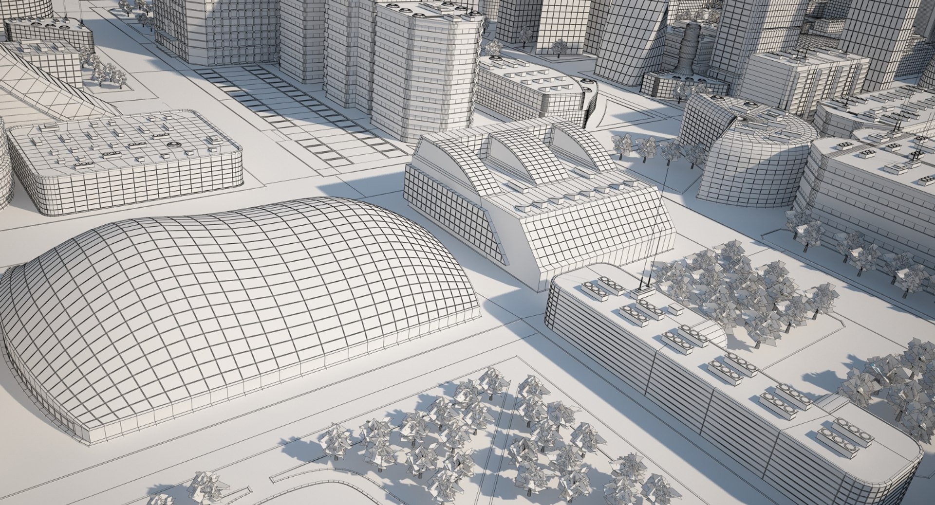 3D Mega City 2 Model - TurboSquid 1207533