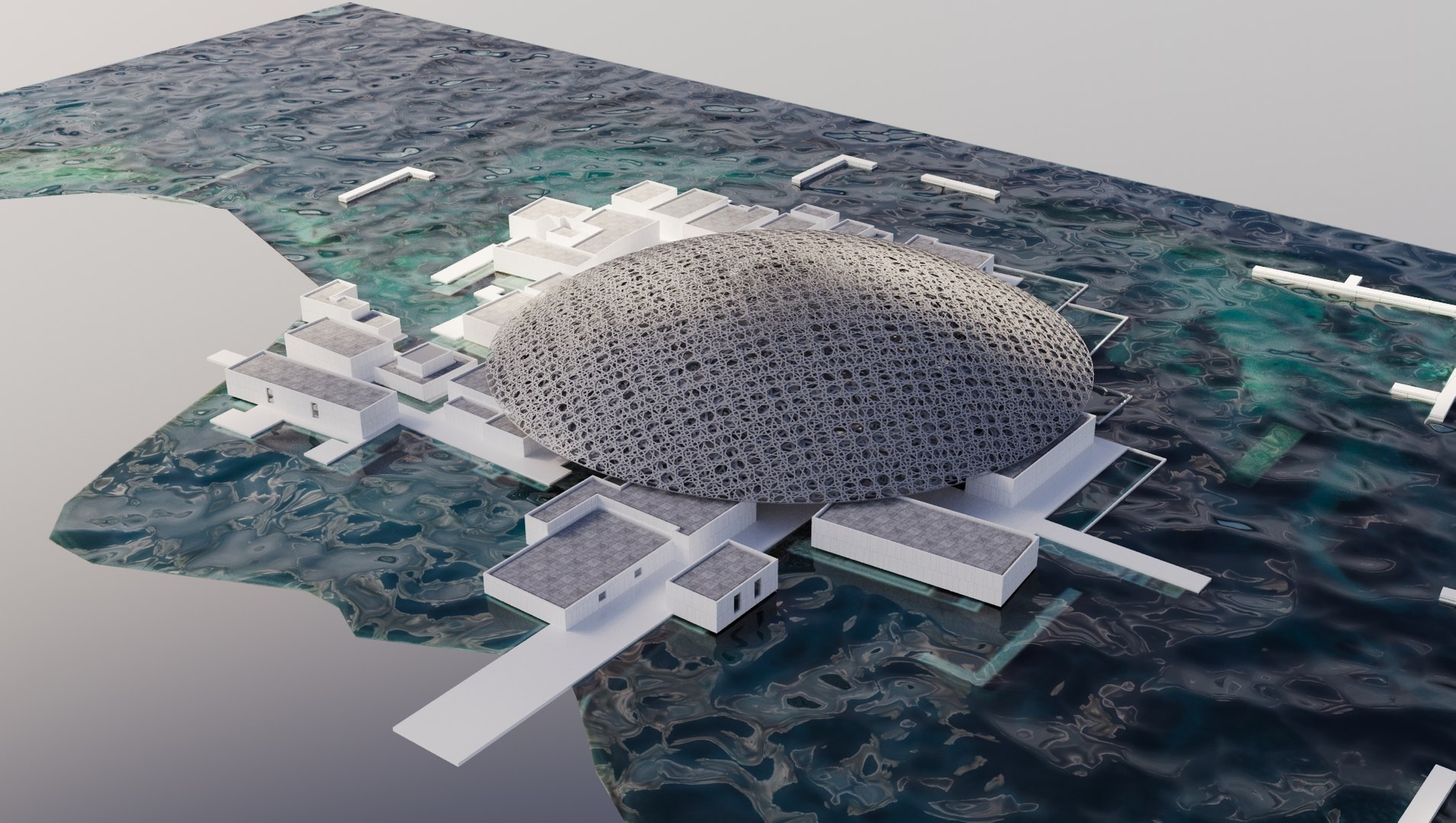 3D Louvre Abu Dhabi - TurboSquid 2371241