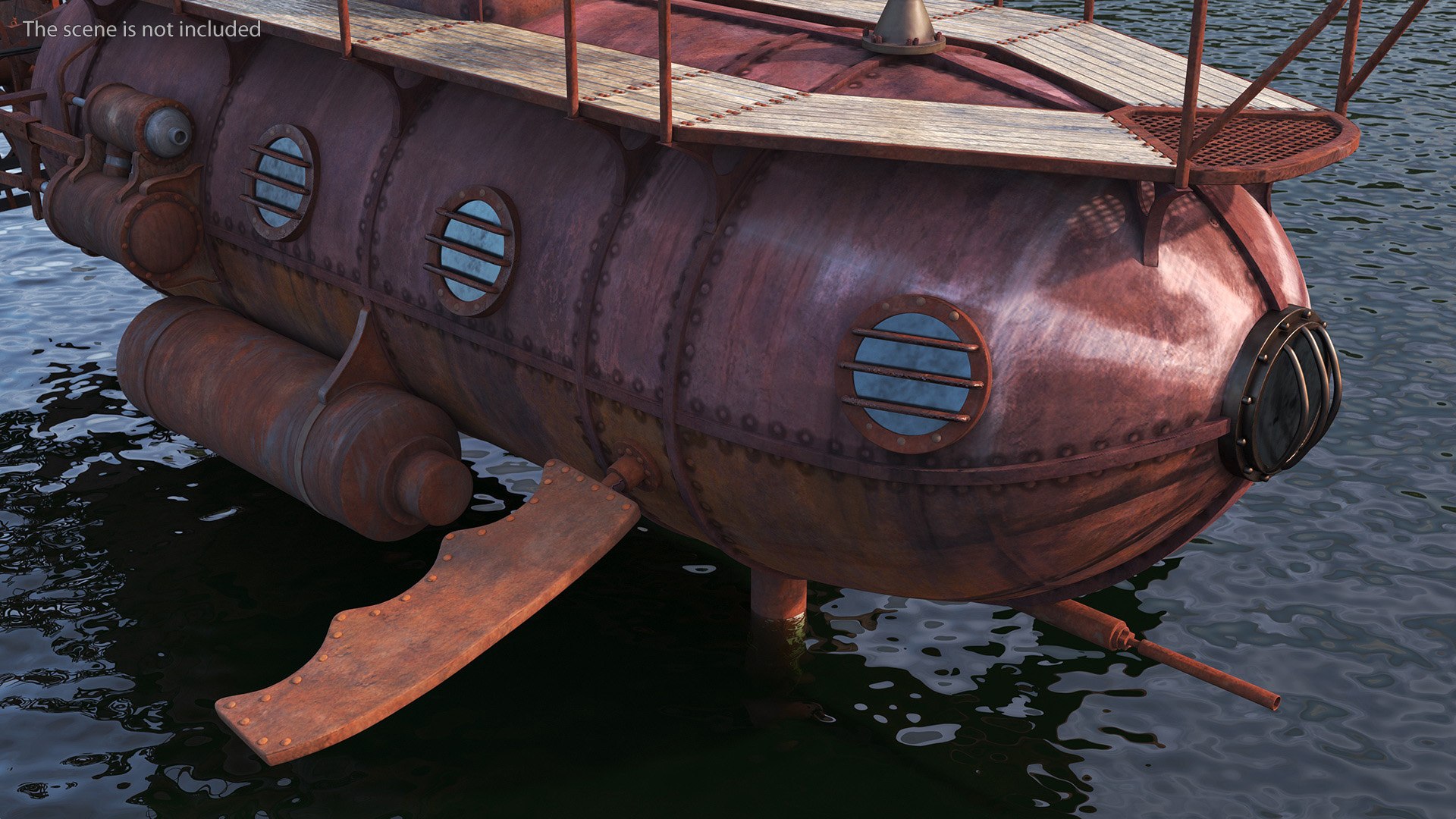 3D Model Old Rusty Vessels Collection - TurboSquid 2138217