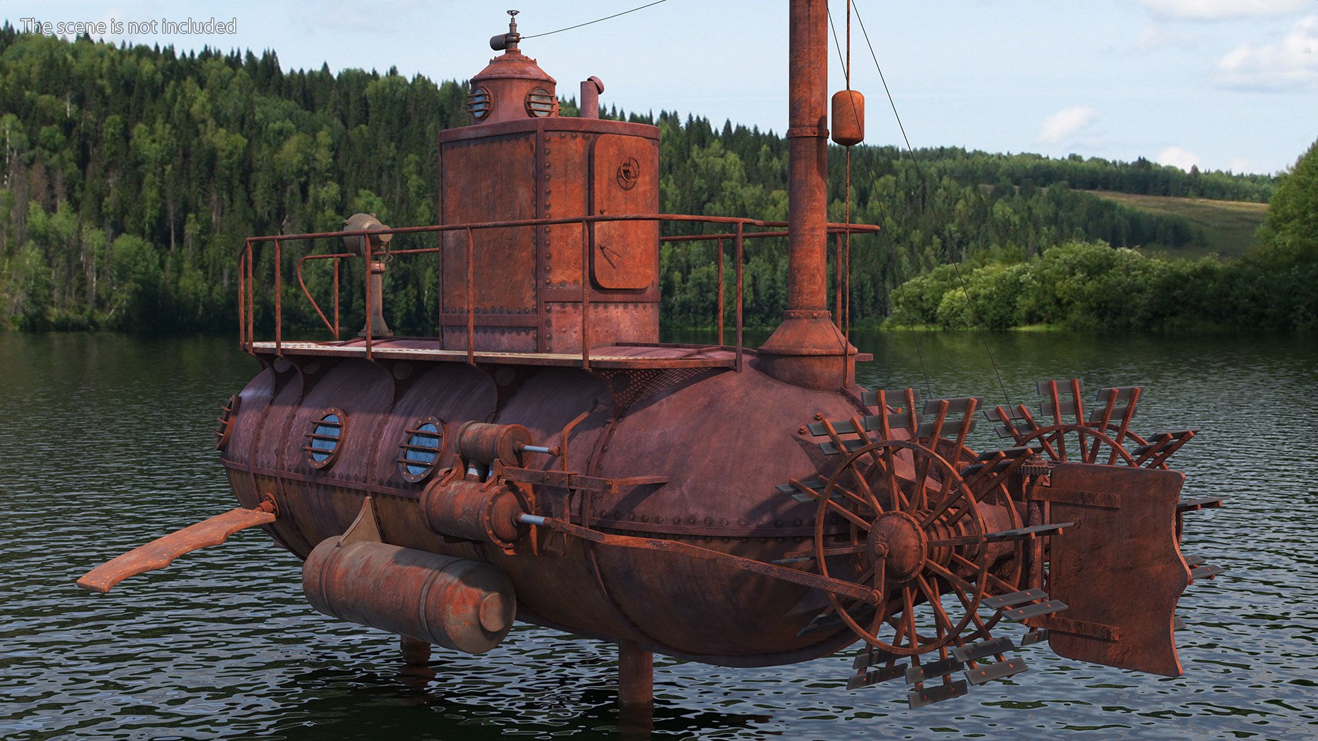 3D Model Old Rusty Vessels Collection - TurboSquid 2138217