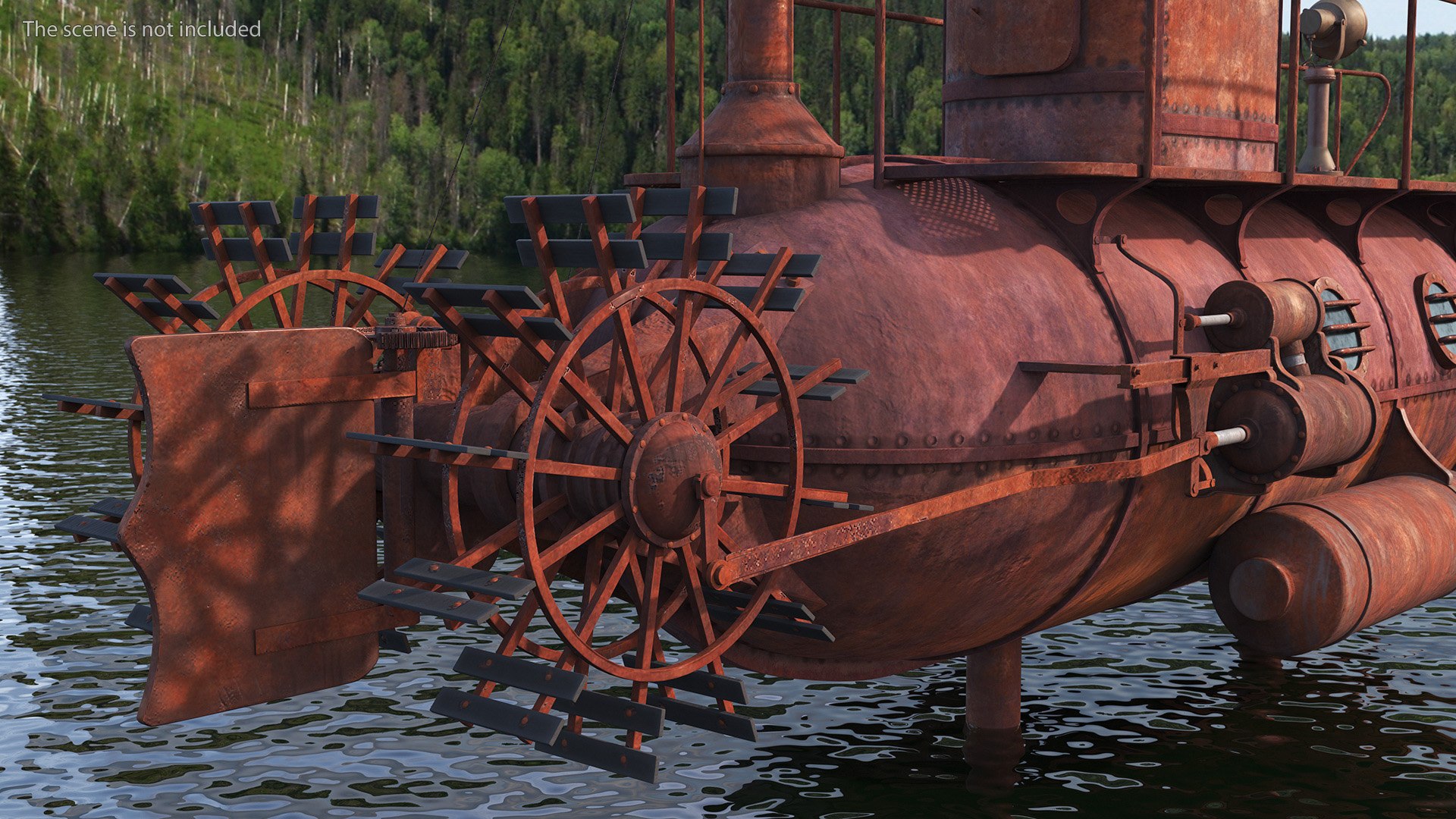 3D Model Old Rusty Vessels Collection - TurboSquid 2138217