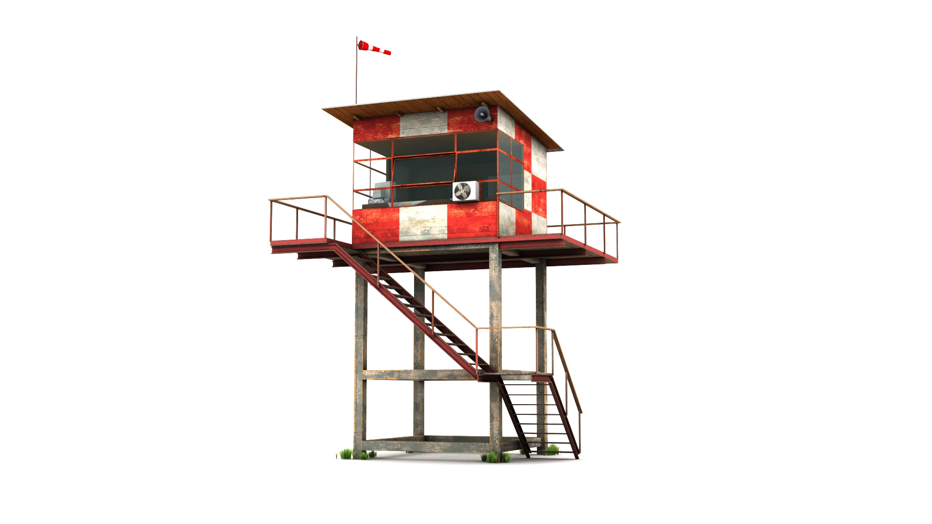Air Traffic Control Tower Model - TurboSquid 1942594