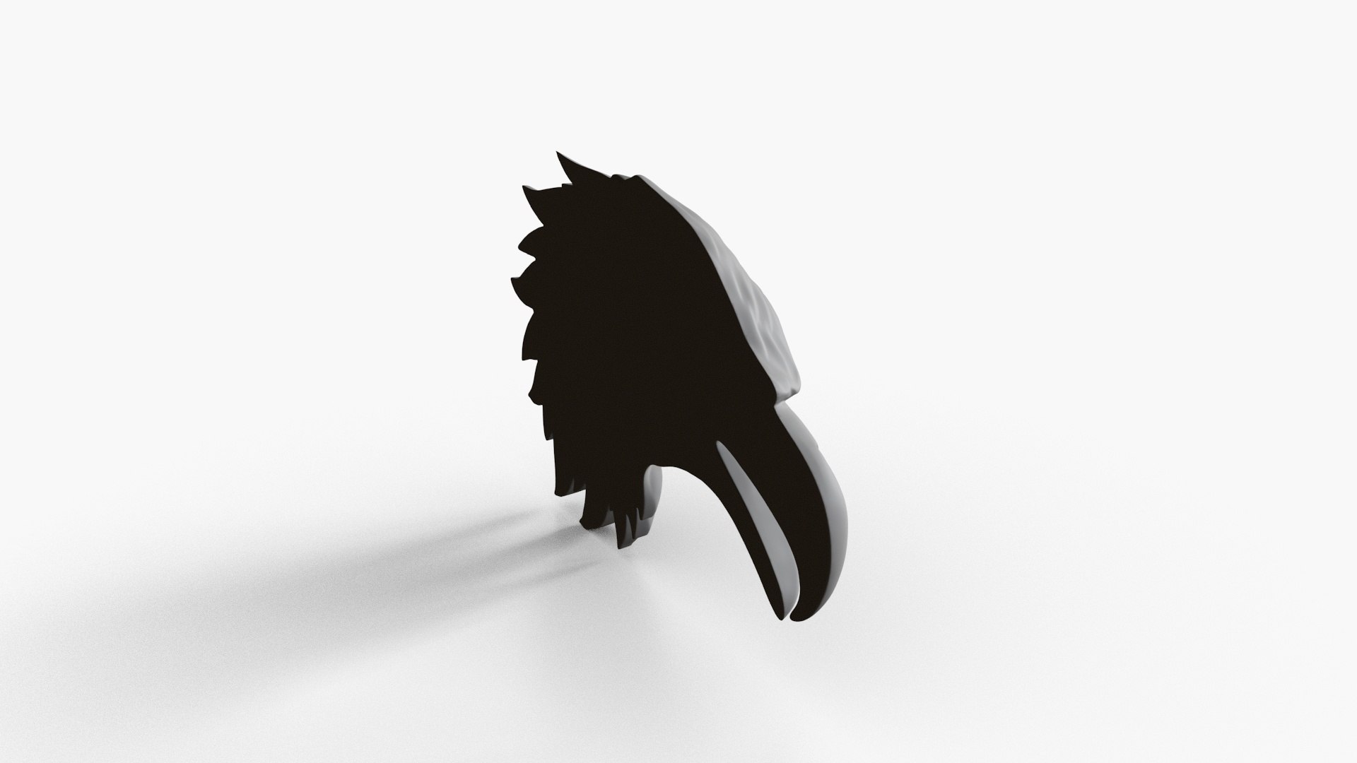 3D Eagle Head Relief 1 Model - TurboSquid 2287277