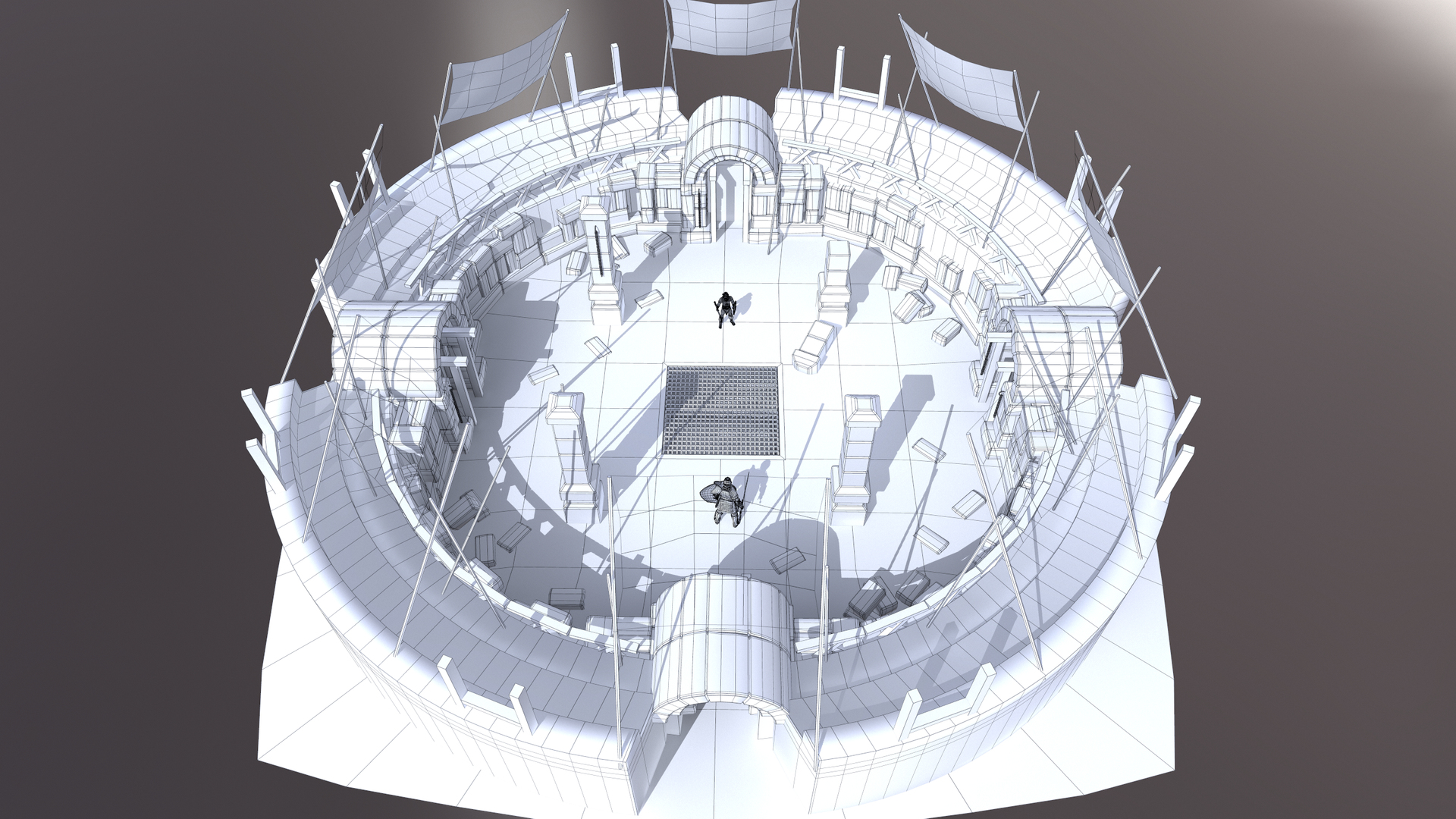 Gladiator Arena 3D model - TurboSquid 1767082