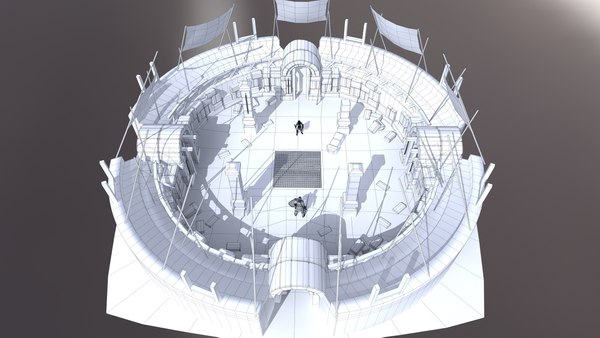 Gladiator Arena 3D model - TurboSquid 1767082