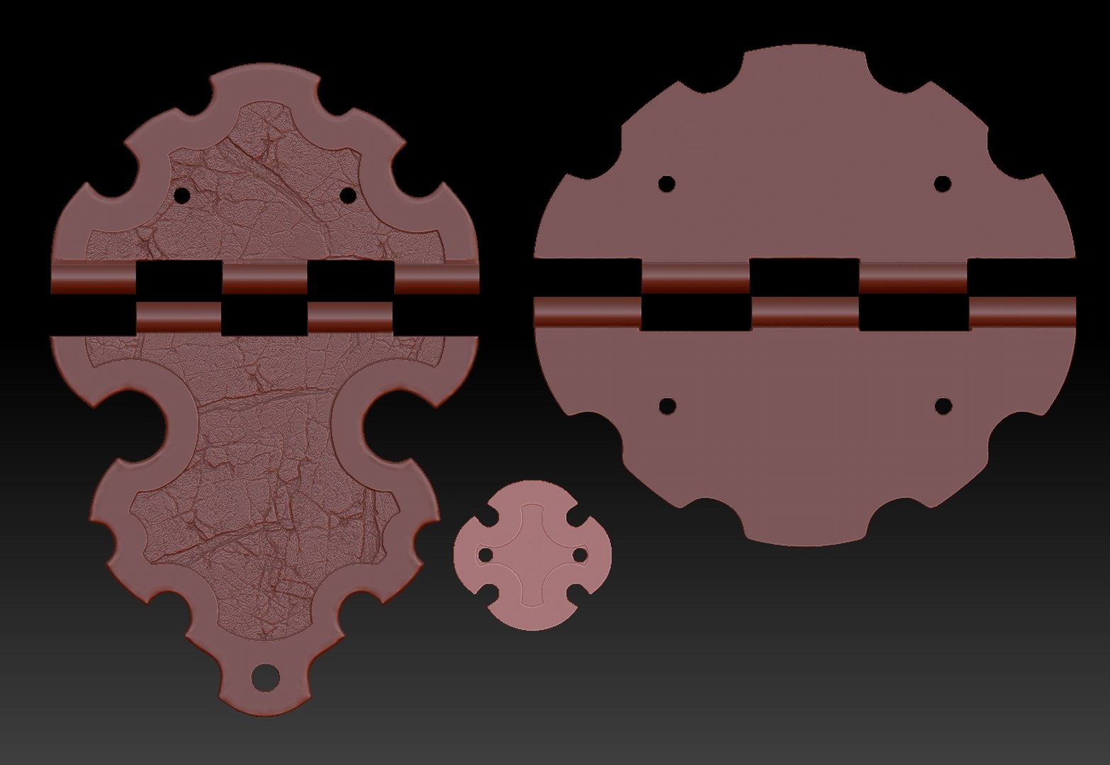 Brass Element Box 3D Model - TurboSquid 1235922