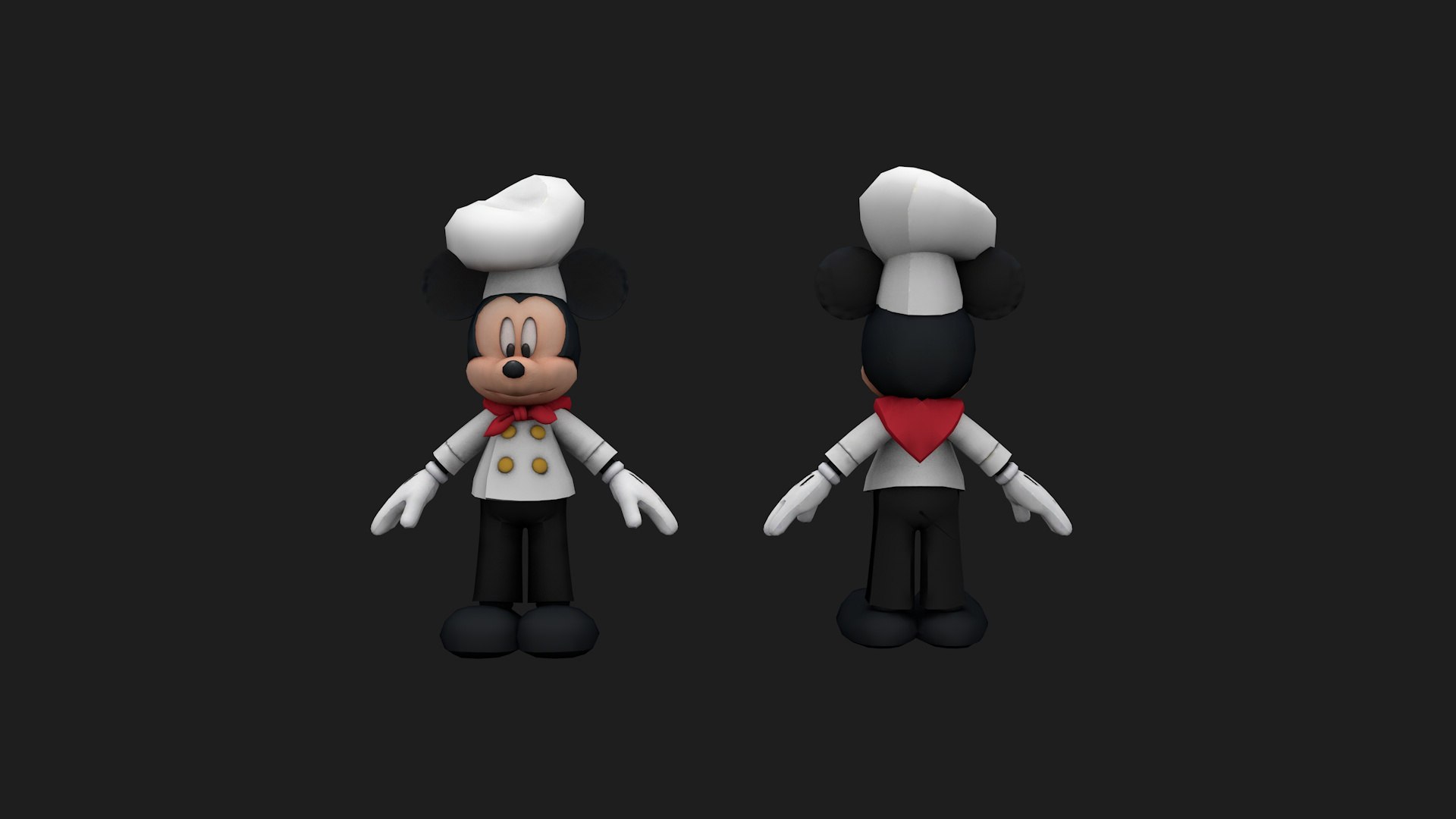 3D Model Mickey Mouse - TurboSquid 2388182