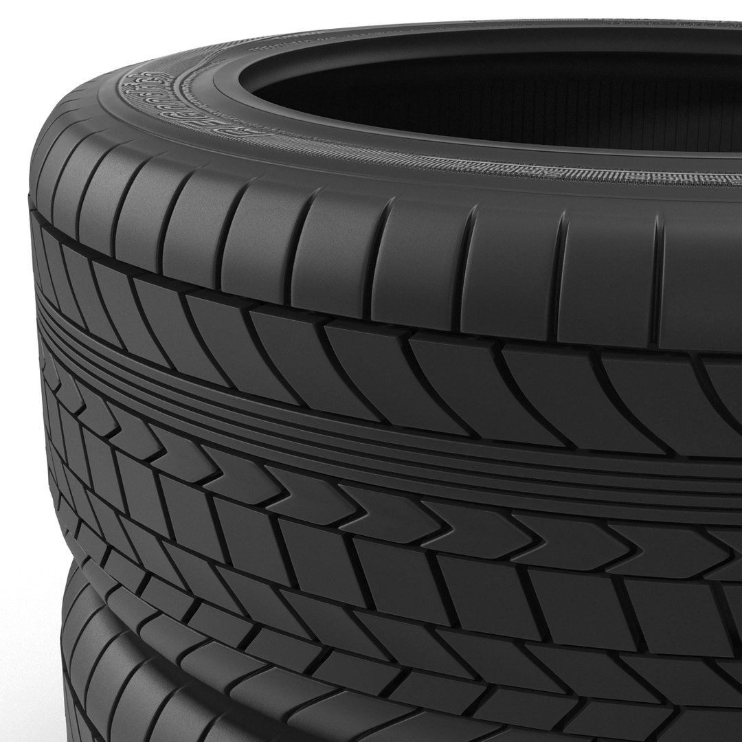 3d stack tires model