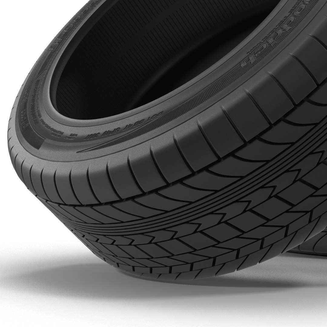 3d stack tires model