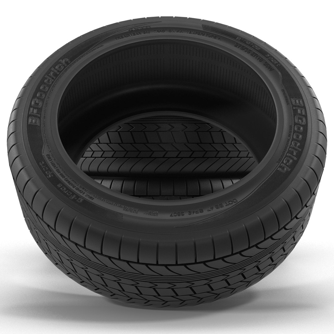 3d Stack Tires Model