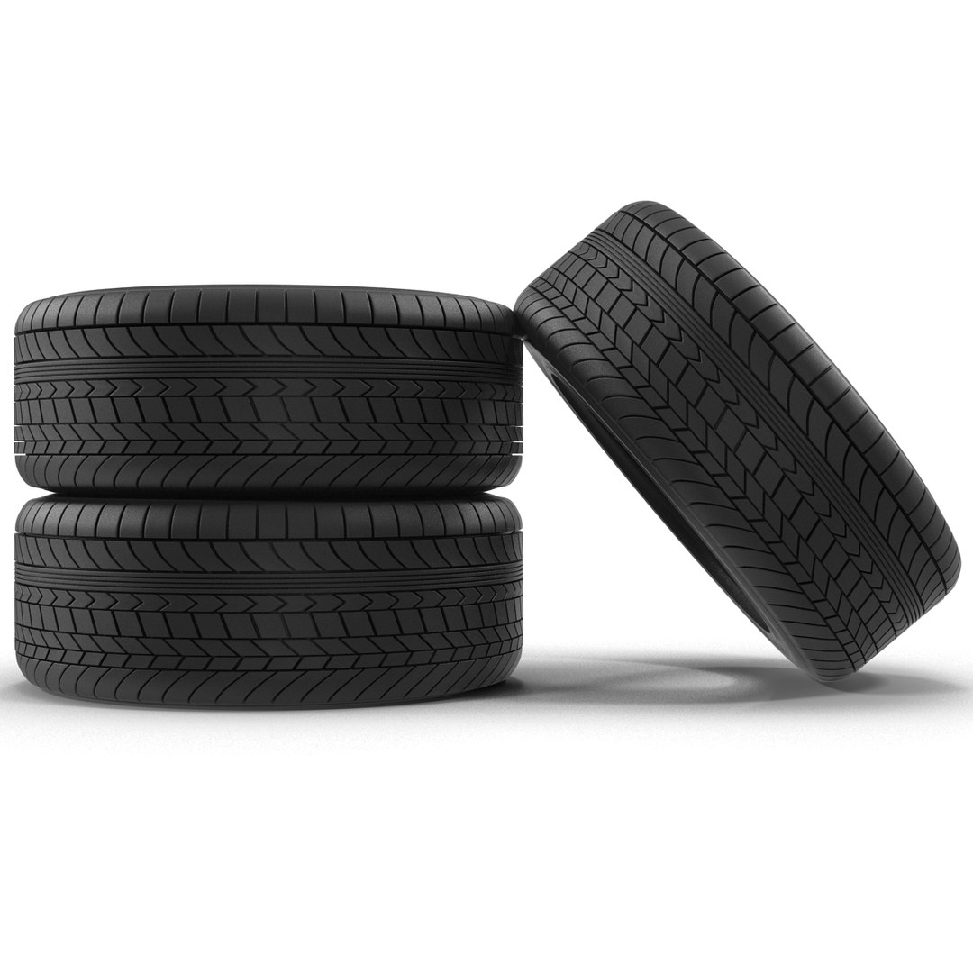 3d Stack Tires Model