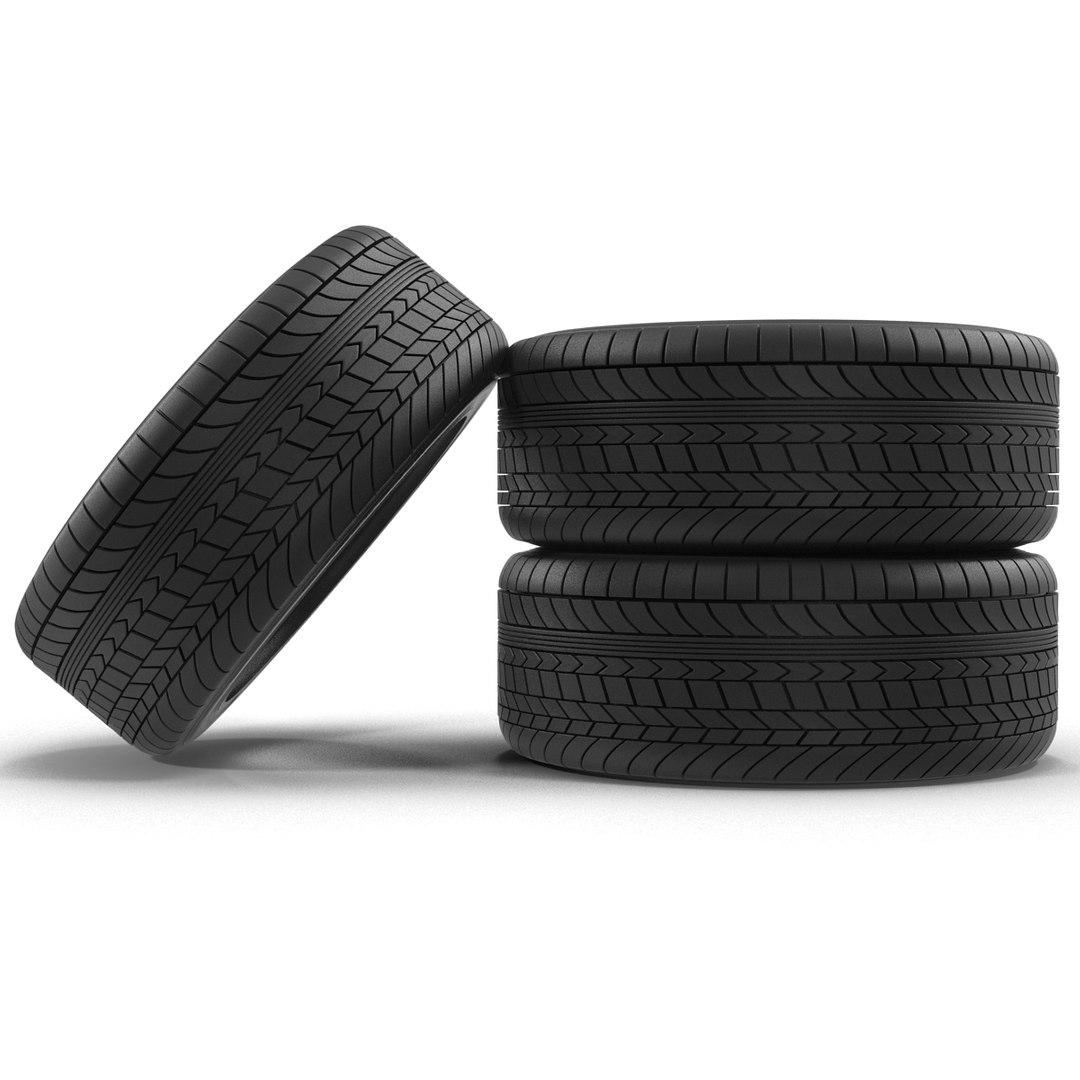 3d Stack Tires Model