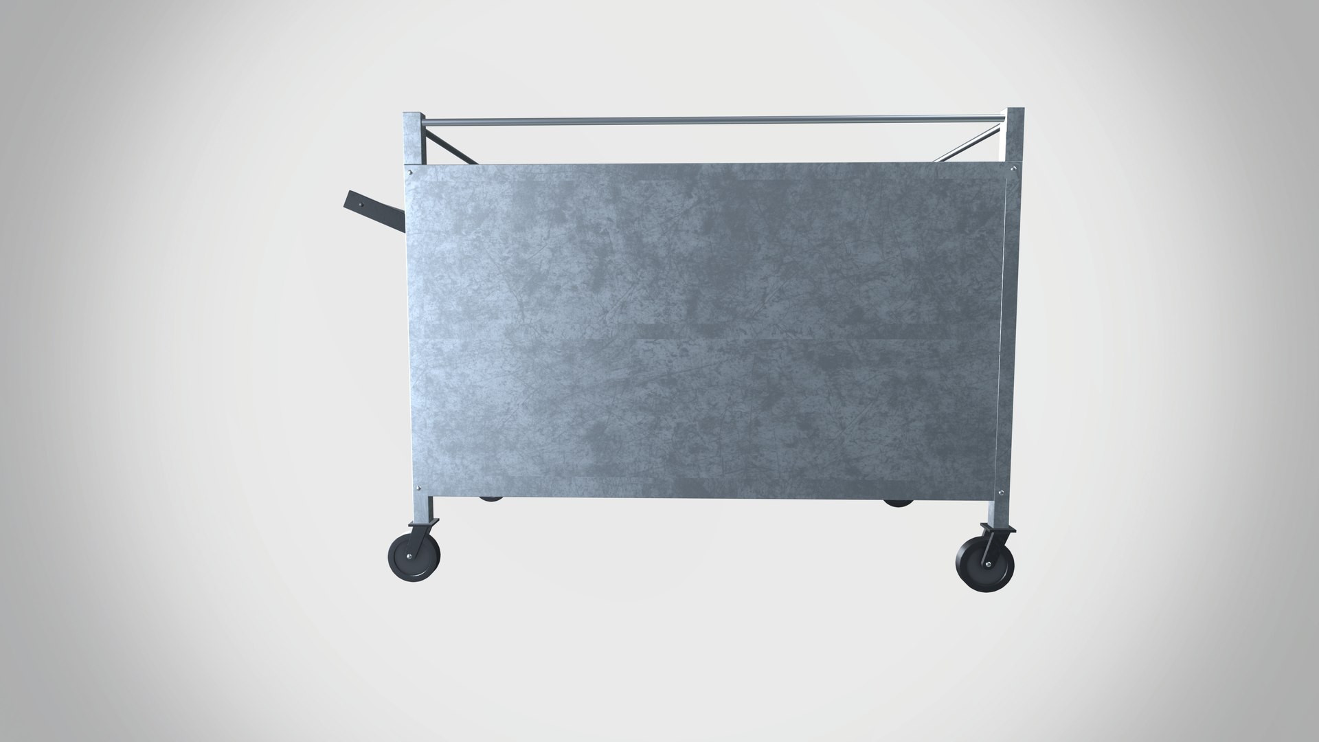 3D Bench Trolley Double Decker Model - TurboSquid 2269881