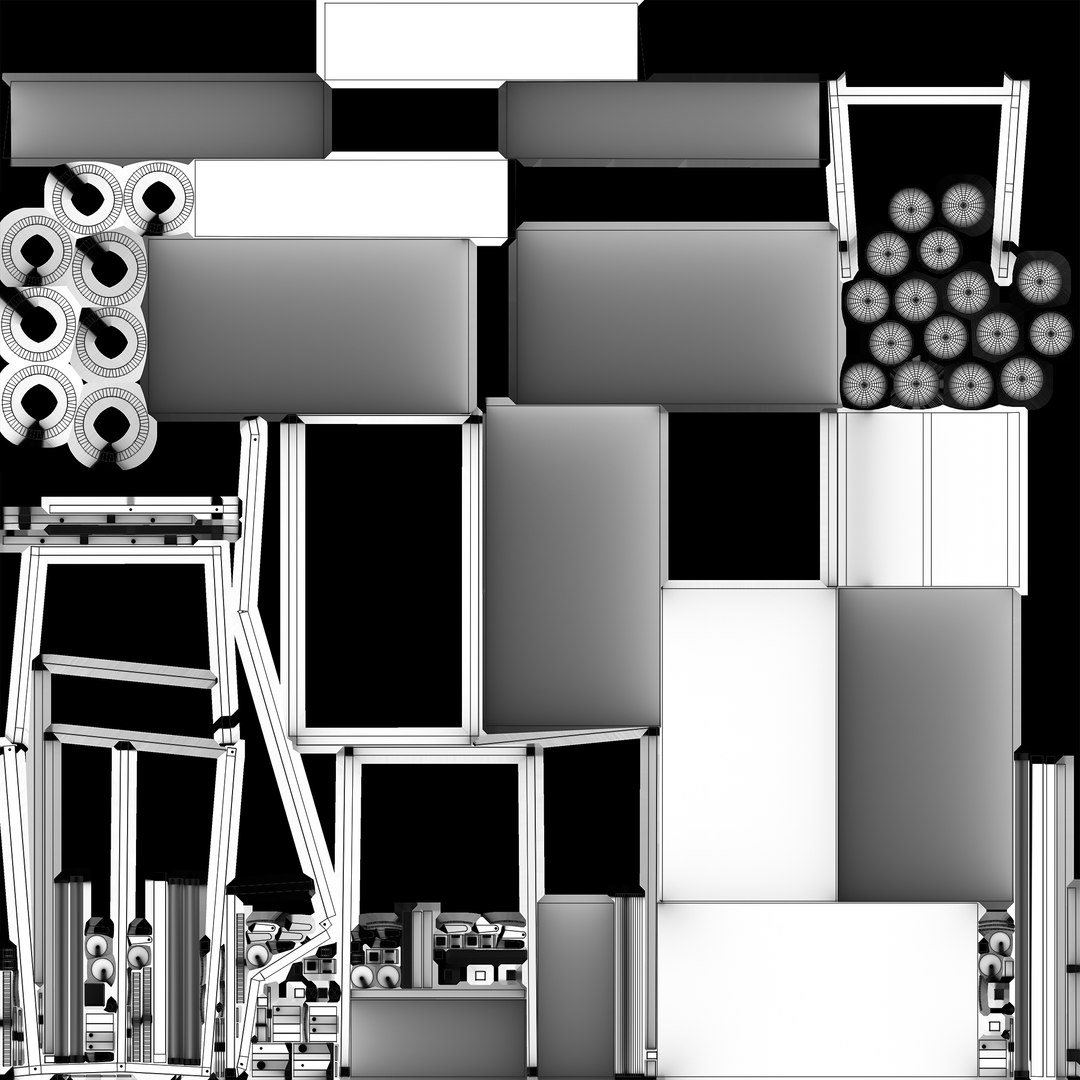 3D Bench Trolley Double Decker Model - TurboSquid 2269881