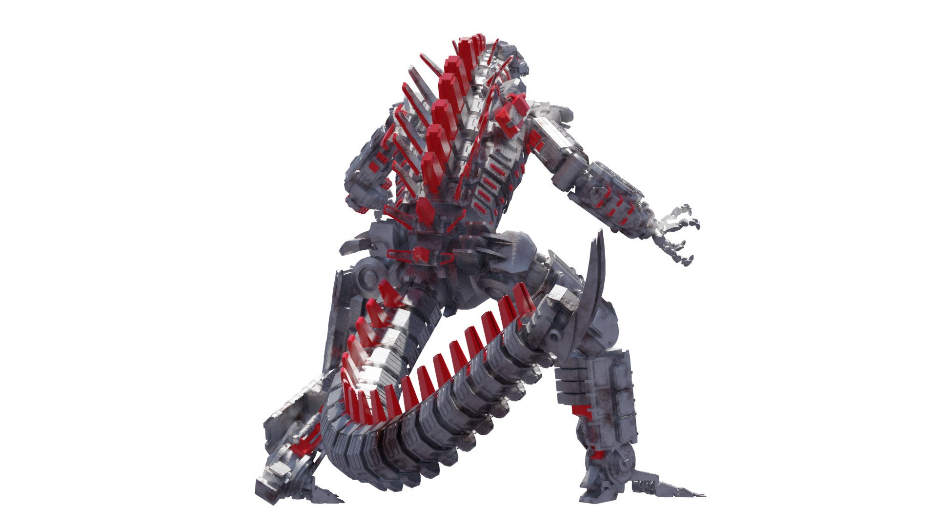 Godzilla Mecha Mechagodzilla 3D Model - TurboSquid 1712702
