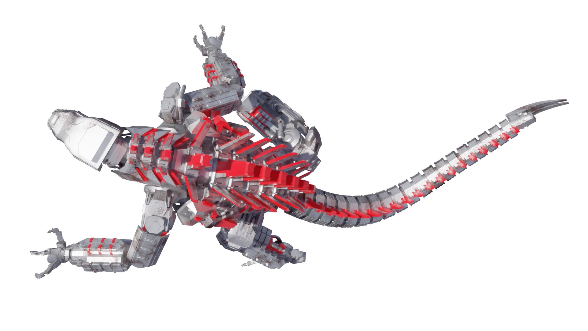 Godzilla Mecha Mechagodzilla 3D Model - TurboSquid 1712702
