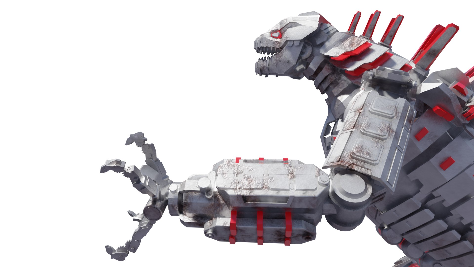Godzilla Mecha Mechagodzilla 3D Model - TurboSquid 1712702