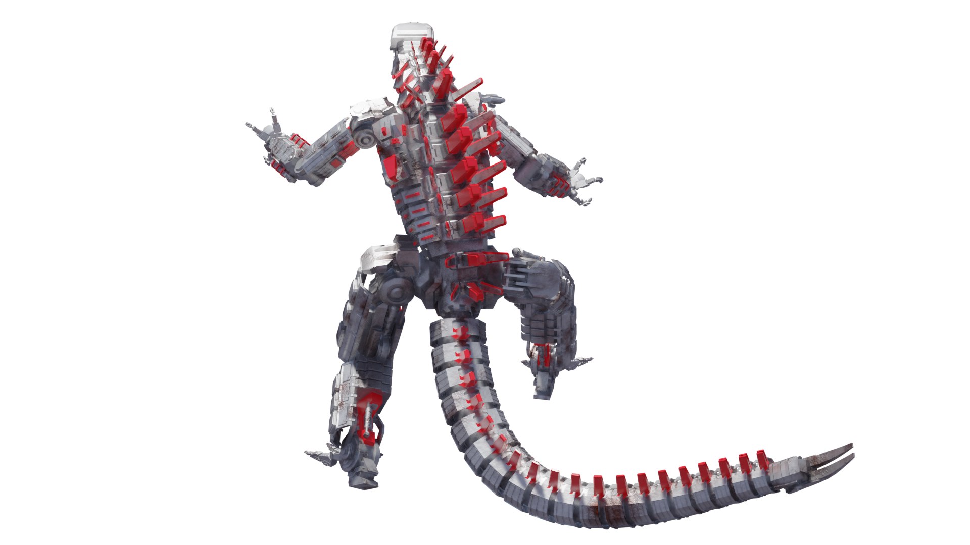 Godzilla Mecha Mechagodzilla 3D Model - TurboSquid 1712702