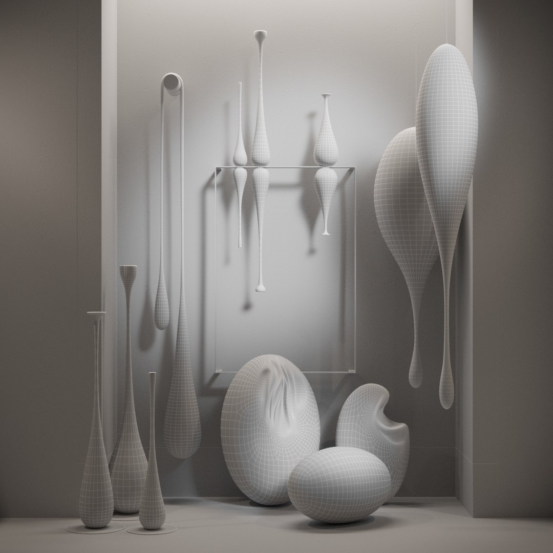 3D modern art objects - TurboSquid 1413667