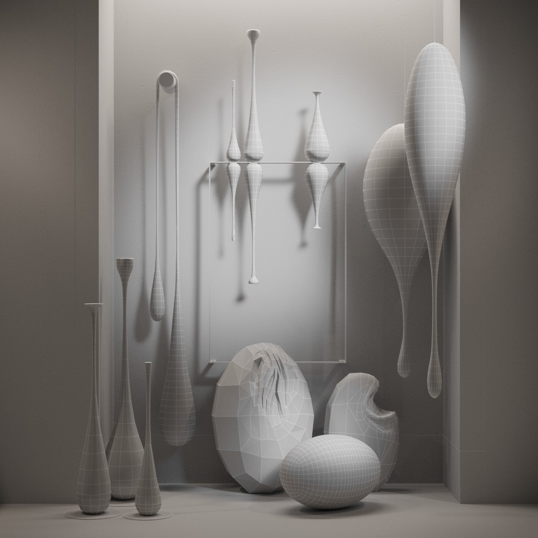 3D modern art objects - TurboSquid 1413667