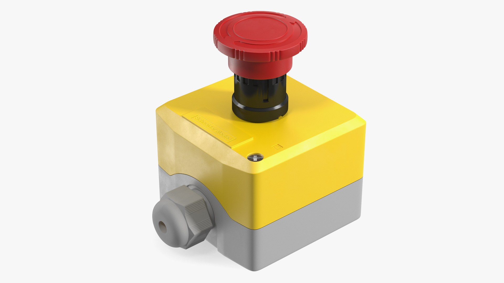Industrial Emergency Stop Button 3D Model - TurboSquid 2244483
