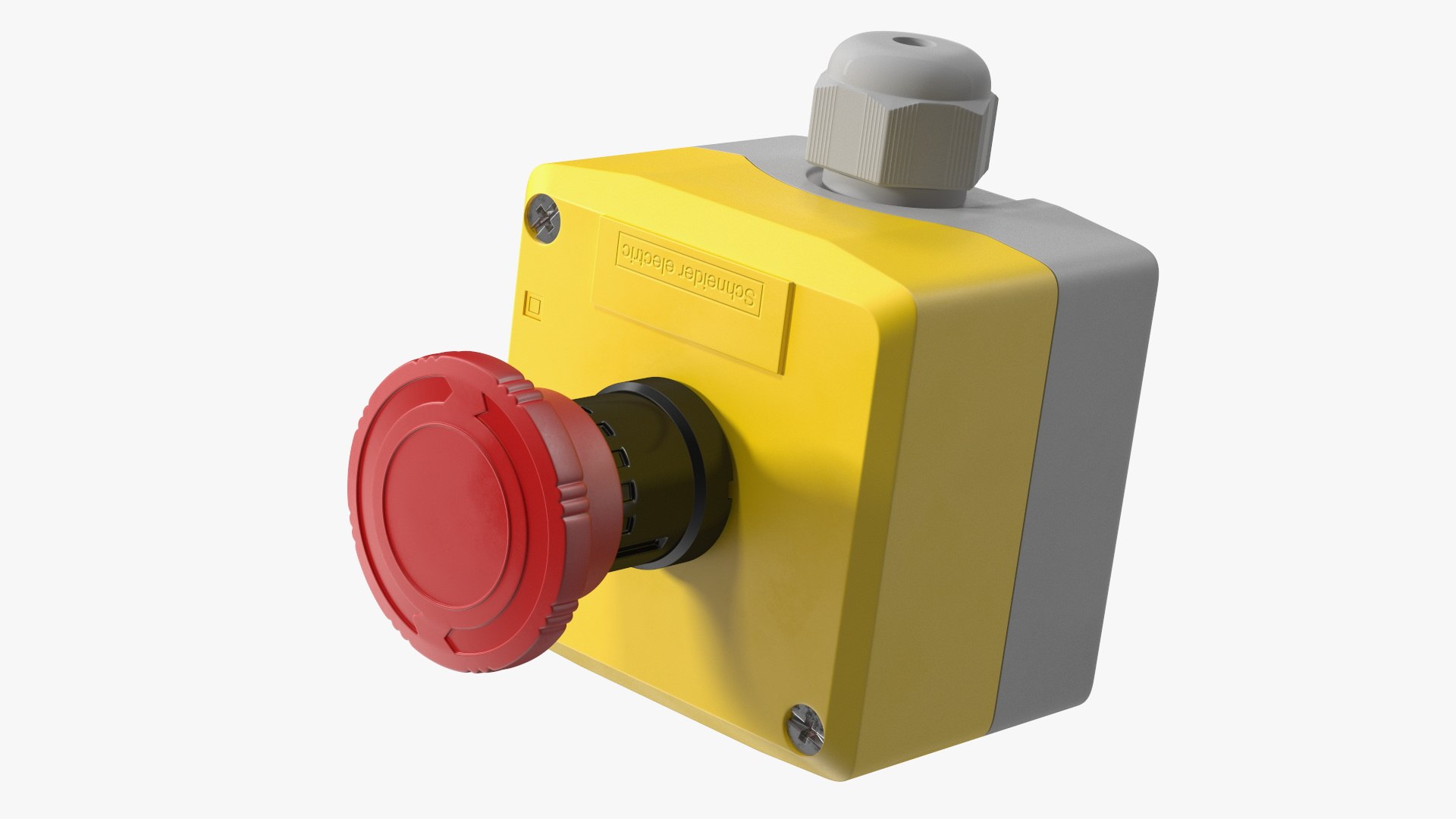 Industrial Emergency Stop Button 3D Model - TurboSquid 2244483
