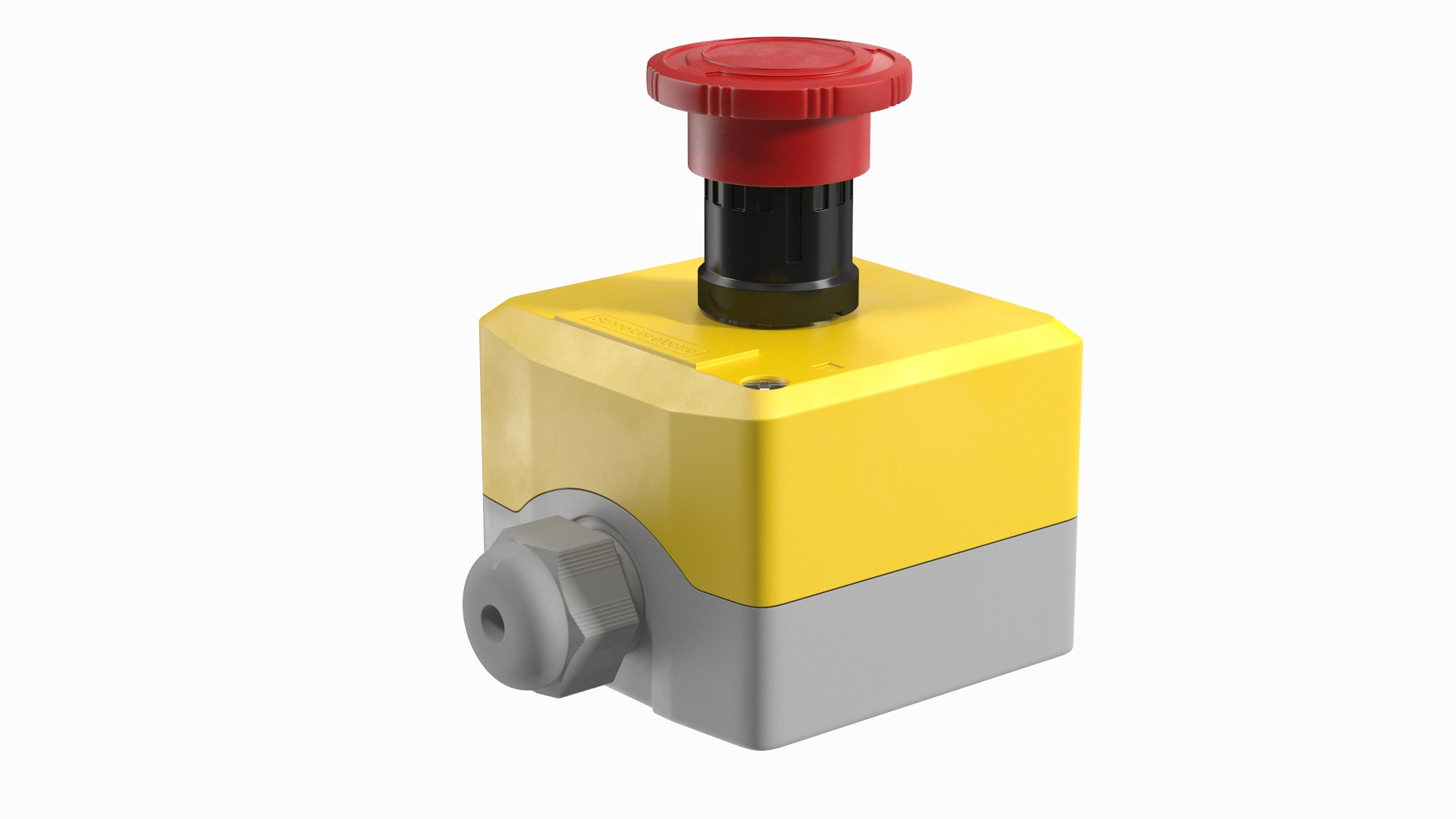 Industrial Emergency Stop Button 3D Model - TurboSquid 2244483