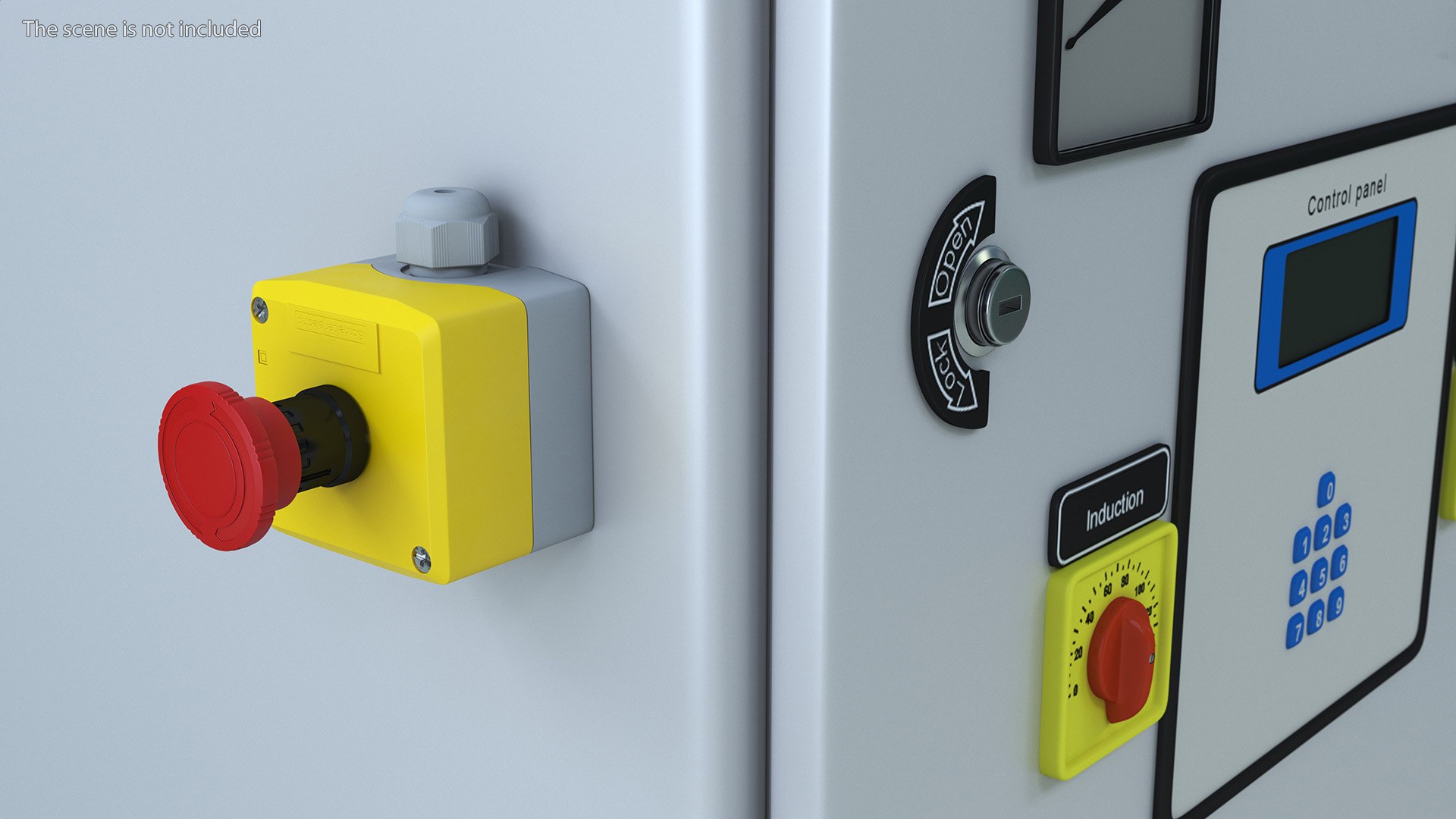 Industrial Emergency Stop Button 3D Model - TurboSquid 2244483