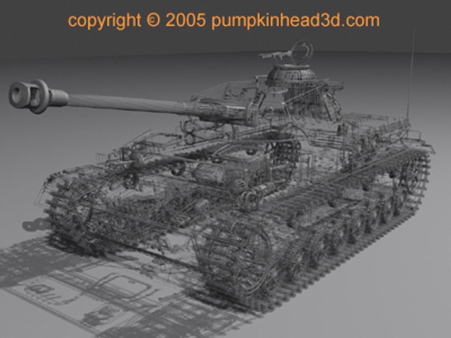 Wwii Panzer Tank 3d Model