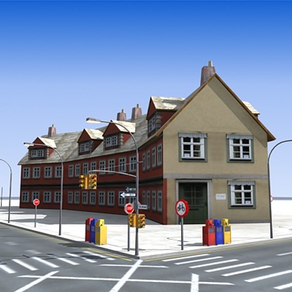 city street 3d model