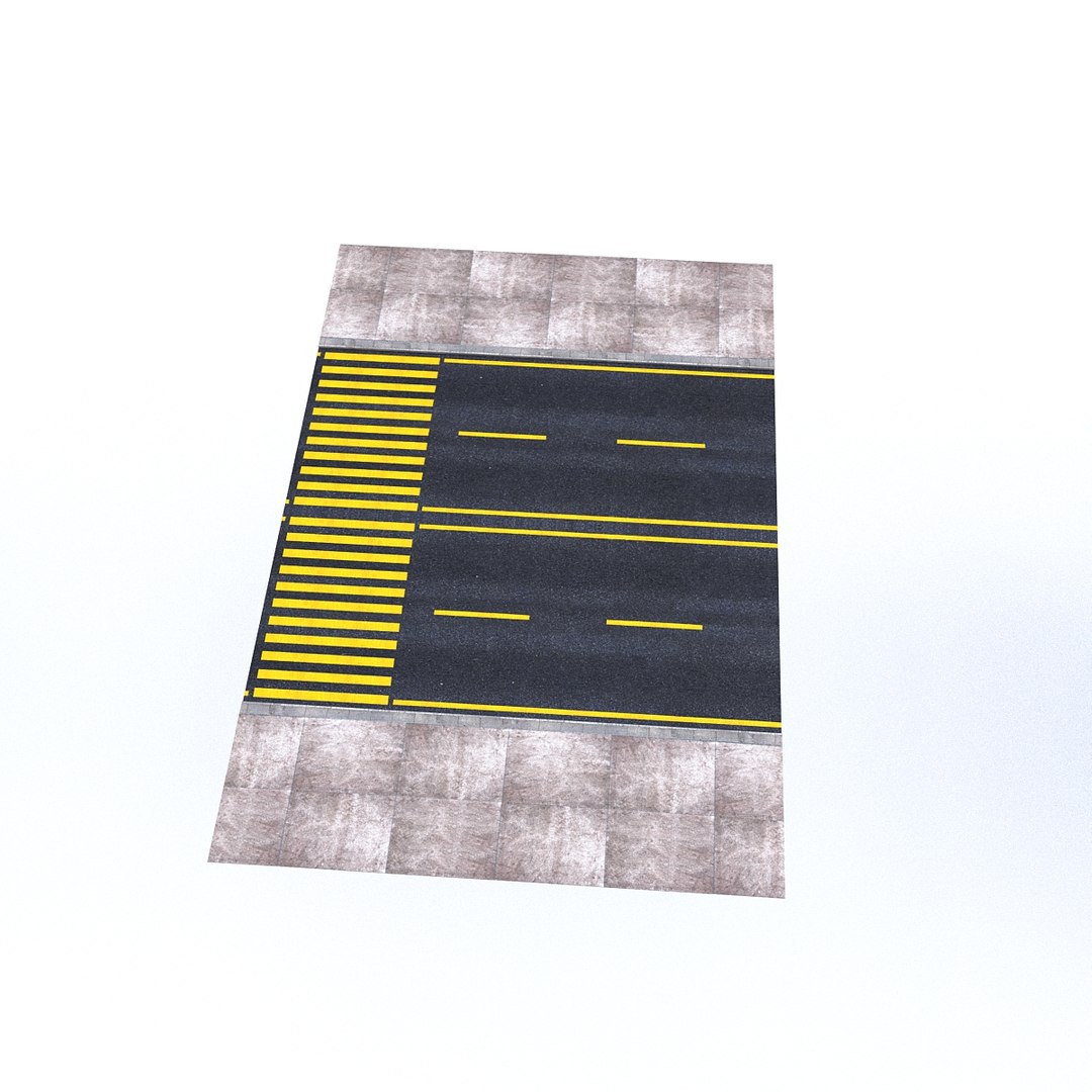 Modular Road 3D Model - TurboSquid 1437275