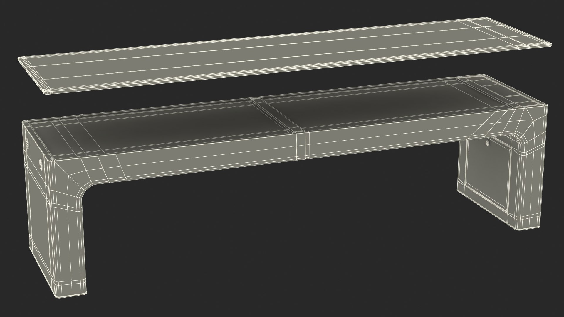 3D Steora Smart Bench model - TurboSquid 1999879