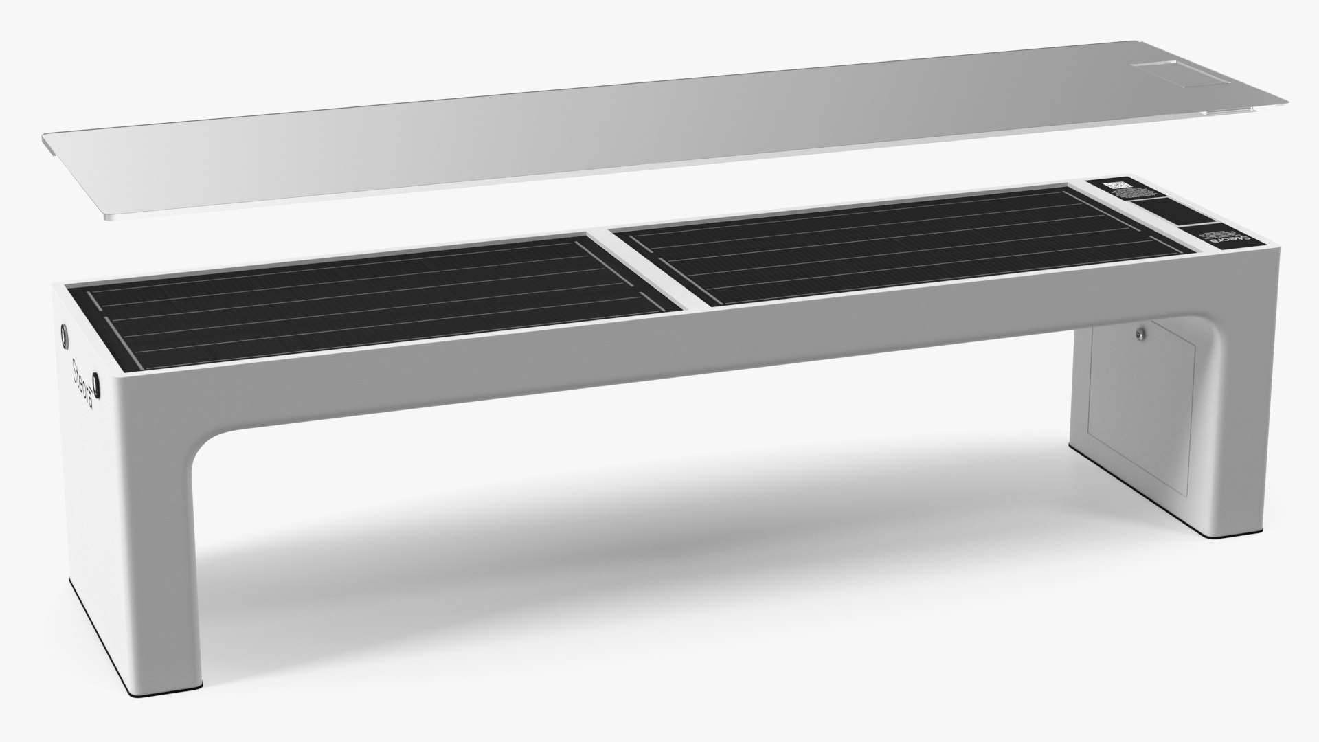 3D Steora Smart Bench model - TurboSquid 1999879