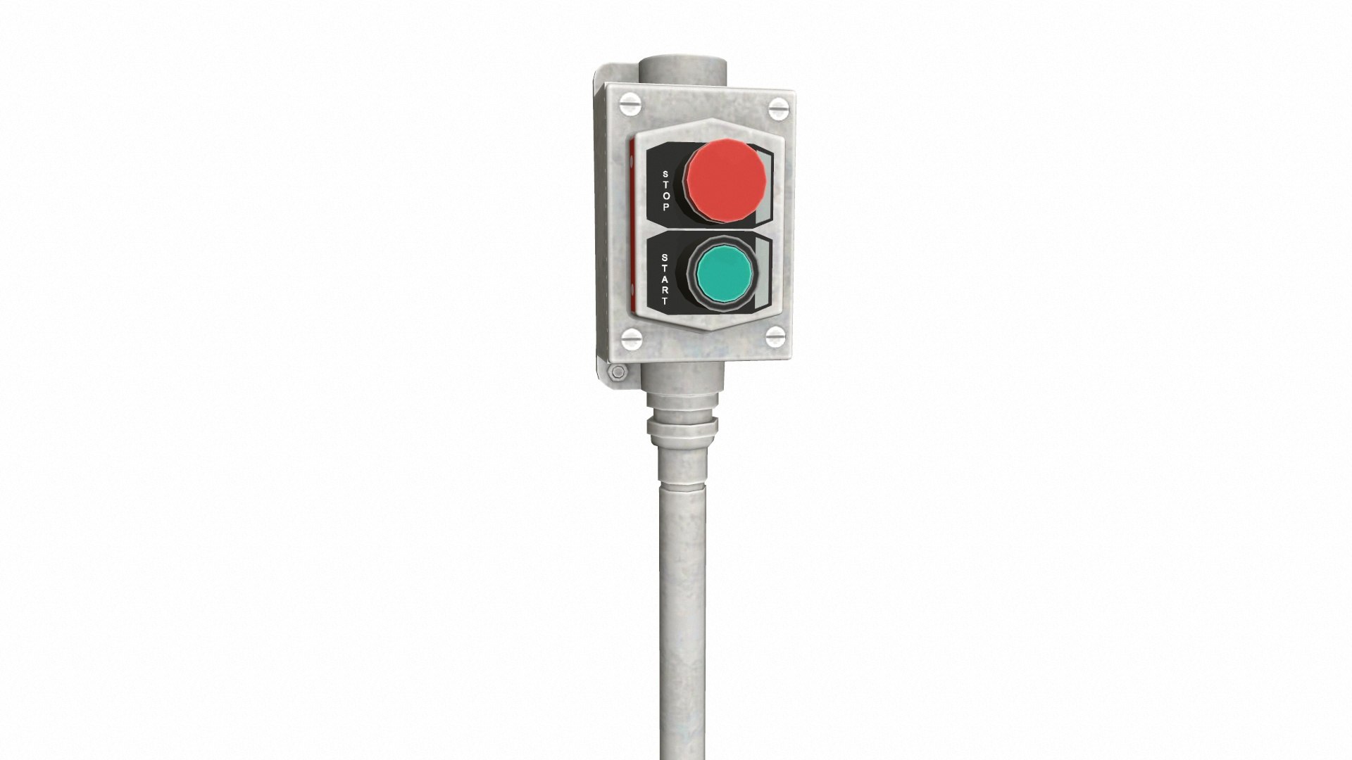 3D Stop Start Hand Switch - TurboSquid 2361509