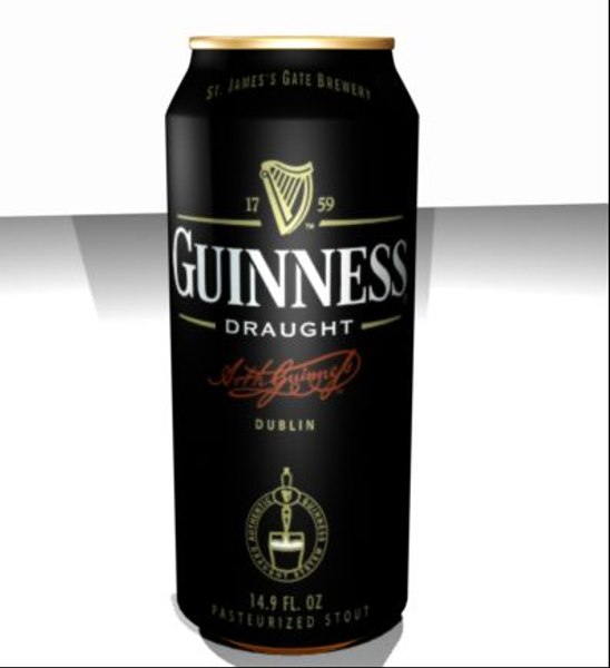 guinness 3d model