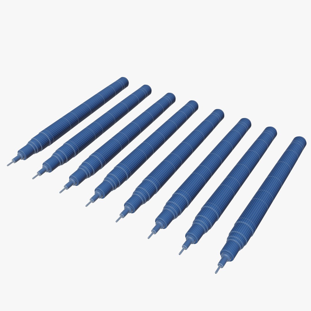 3D Rapido Pencil Color Set - TurboSquid 2102108